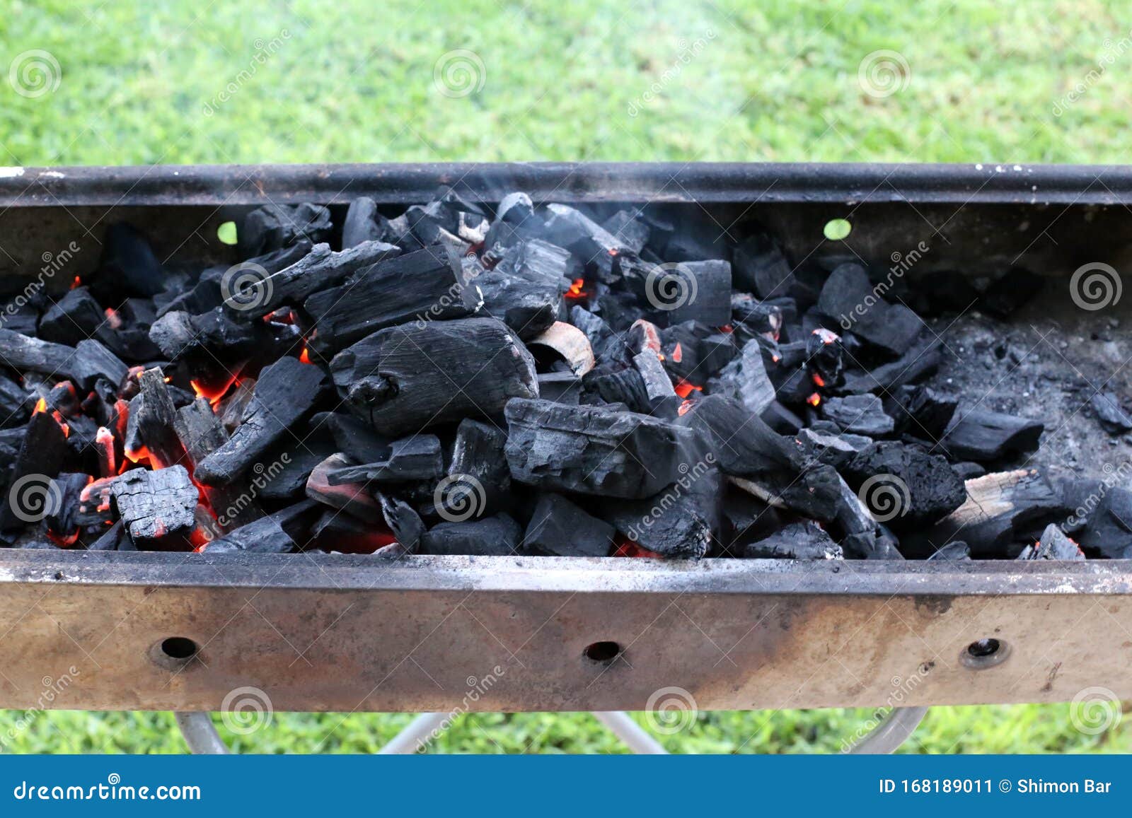 A Fire Burns in a Fire and Smoke Comes Stock Image - Image of heat ...