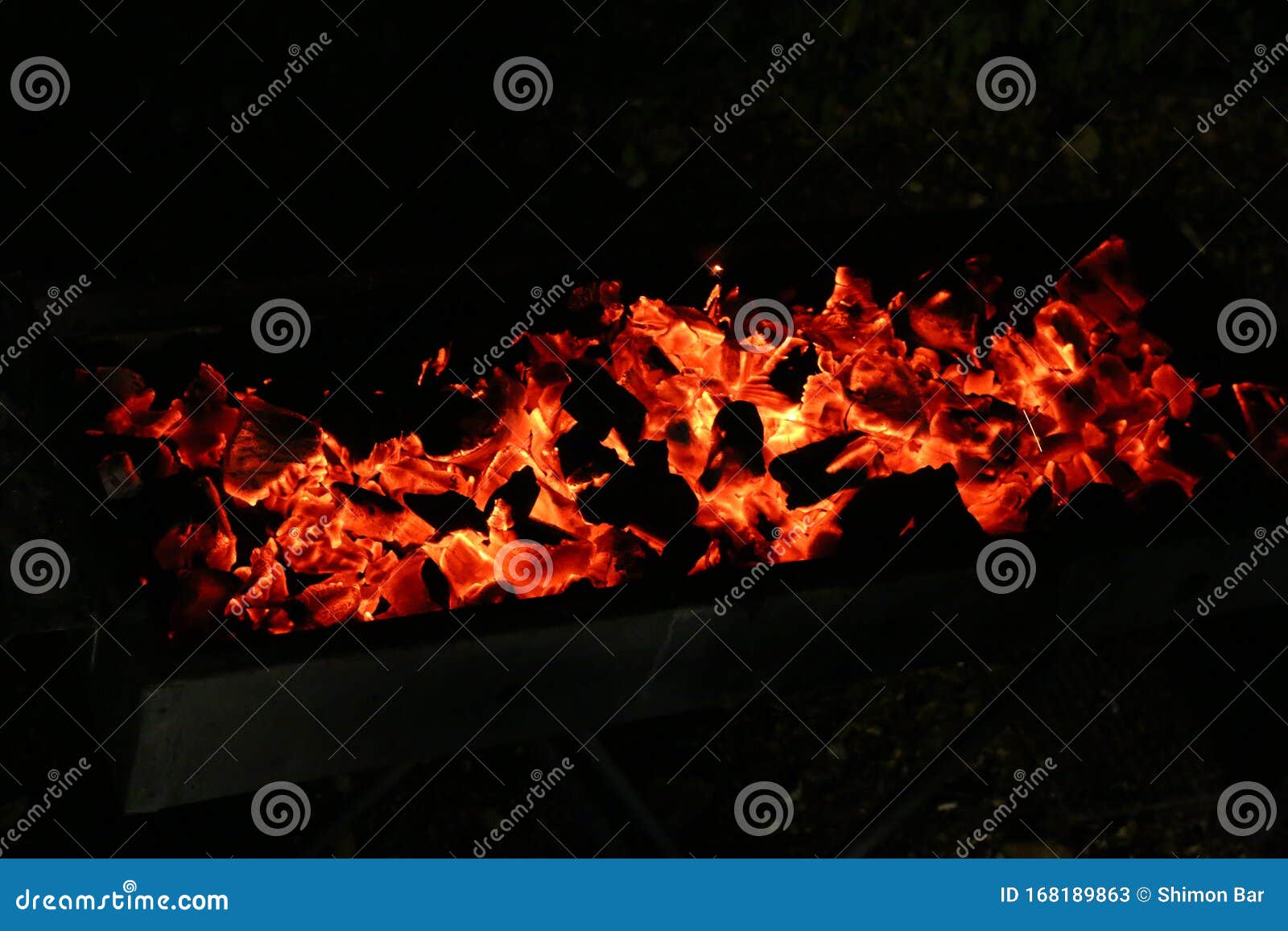 A Fire Burns in a Fire and Smoke Comes Stock Image - Image of burns ...