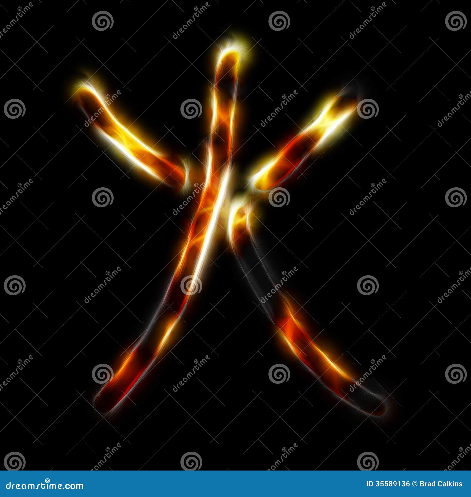 Fire Japanese character stock illustration. Illustration of script ...