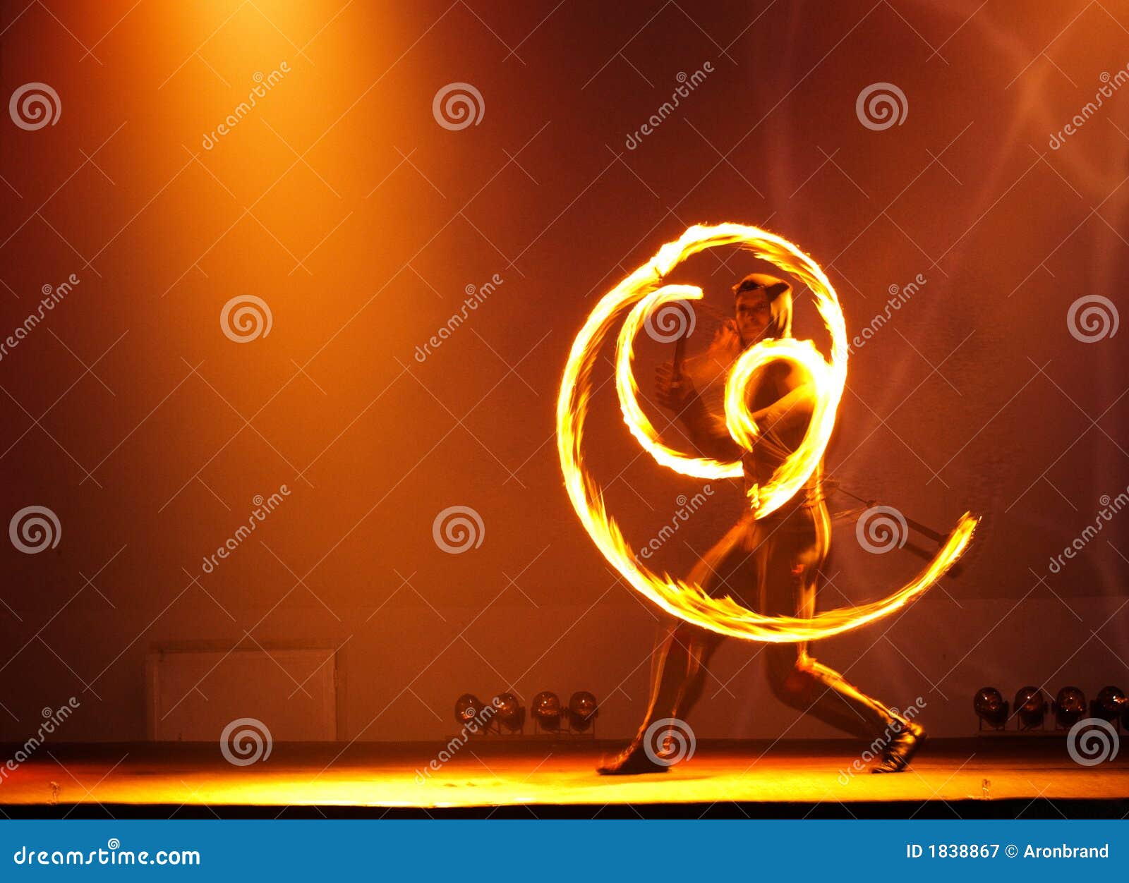 Fire juggler stock image. Image of show, blazing, action - 1838867