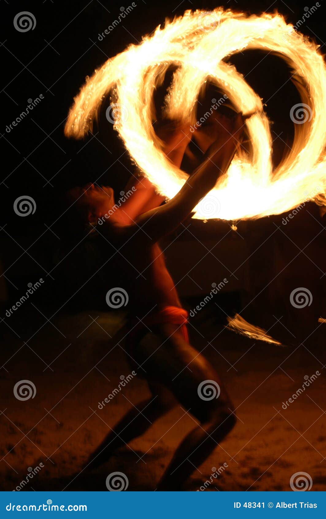 Fire juggler stock image. Image of dance, polynesia, tourism - 48341