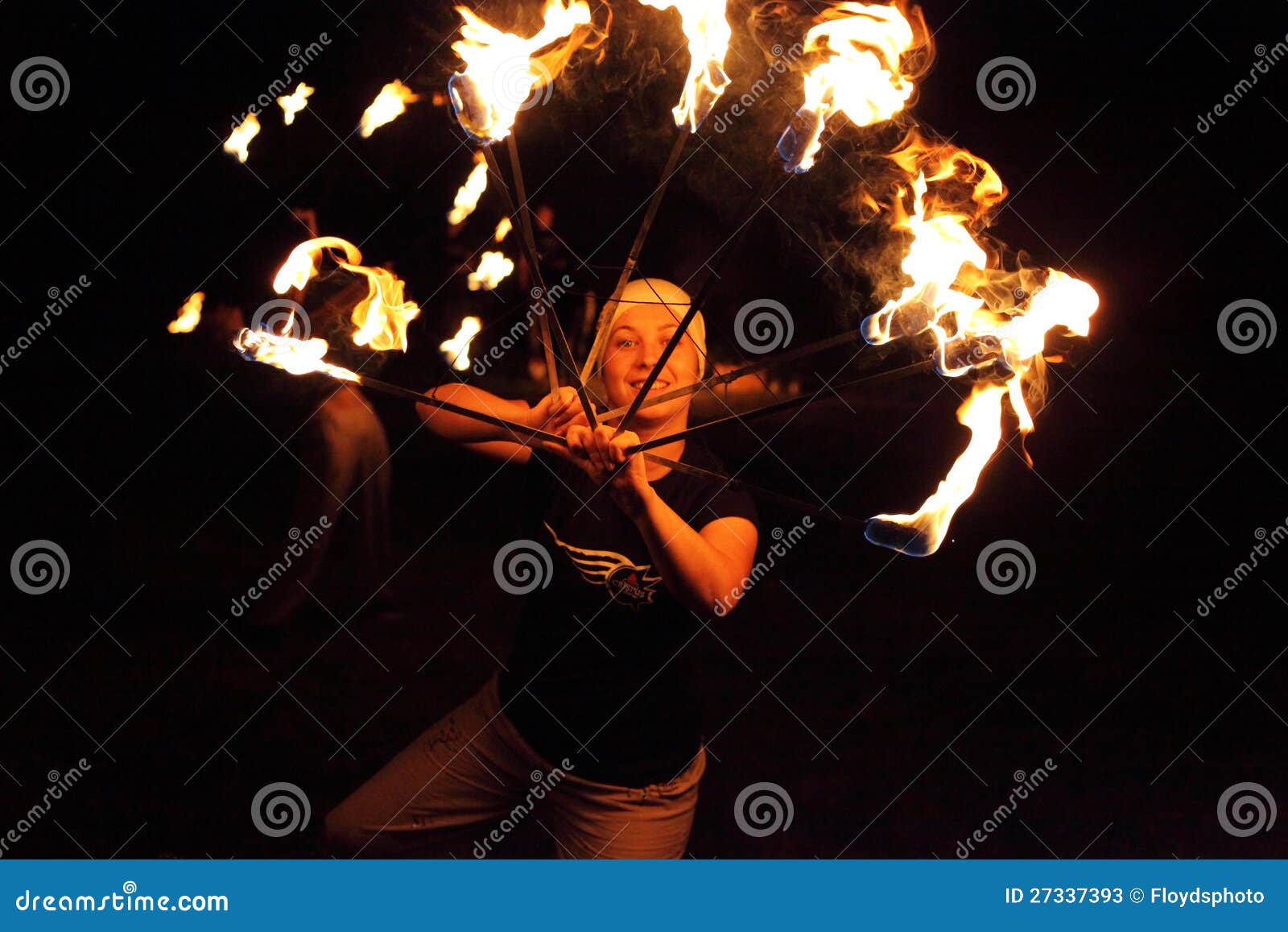 Fire Juggler Playing with Fire Editorial Stock Photo - Image of dancers ...