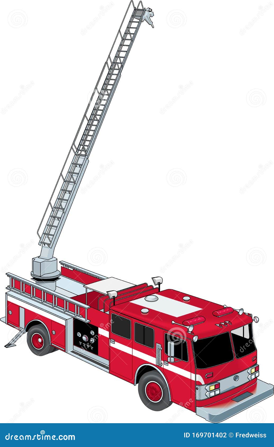 Fire Truck Ladder Clip Art