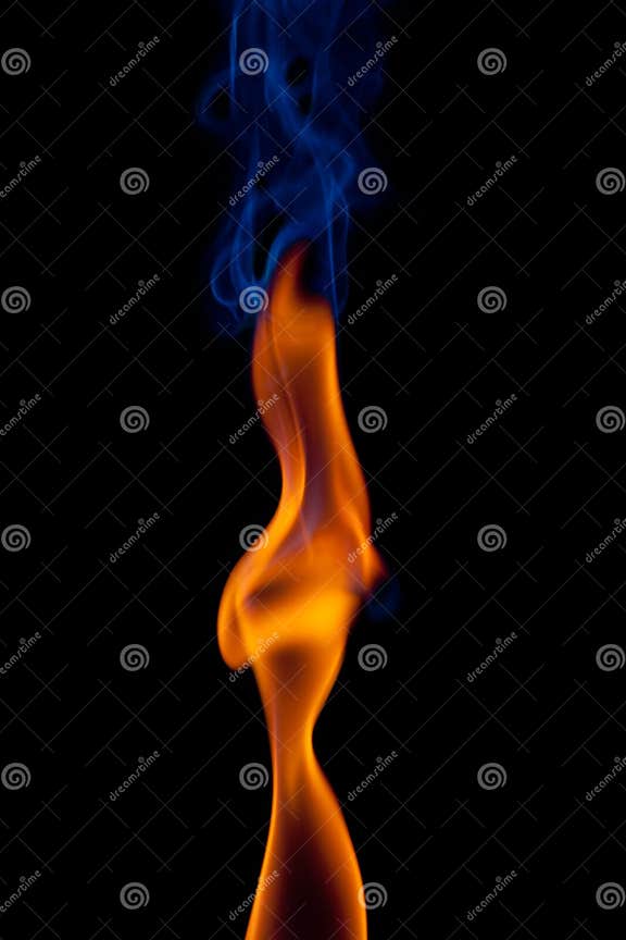 Fire Lady stock image. Image of flowing, concept, lady - 16057863