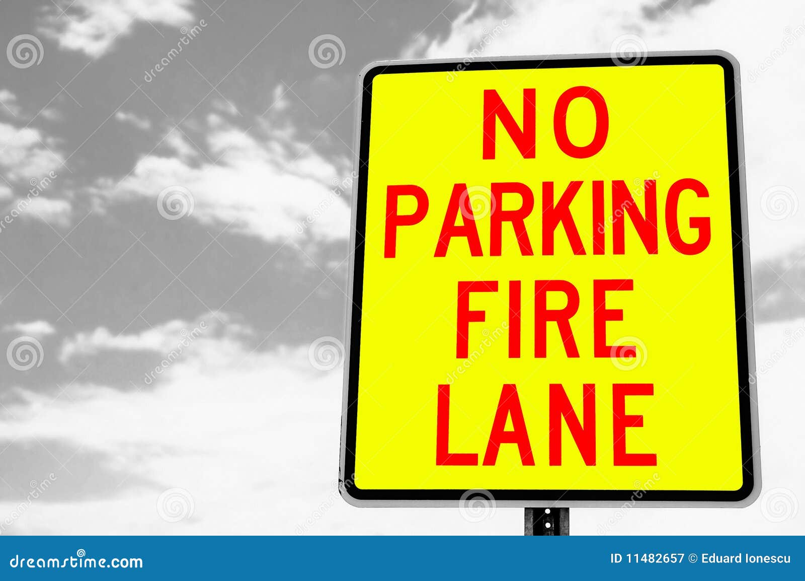 Fire lane stock image. Image of posted, control, outdoor - 11482657