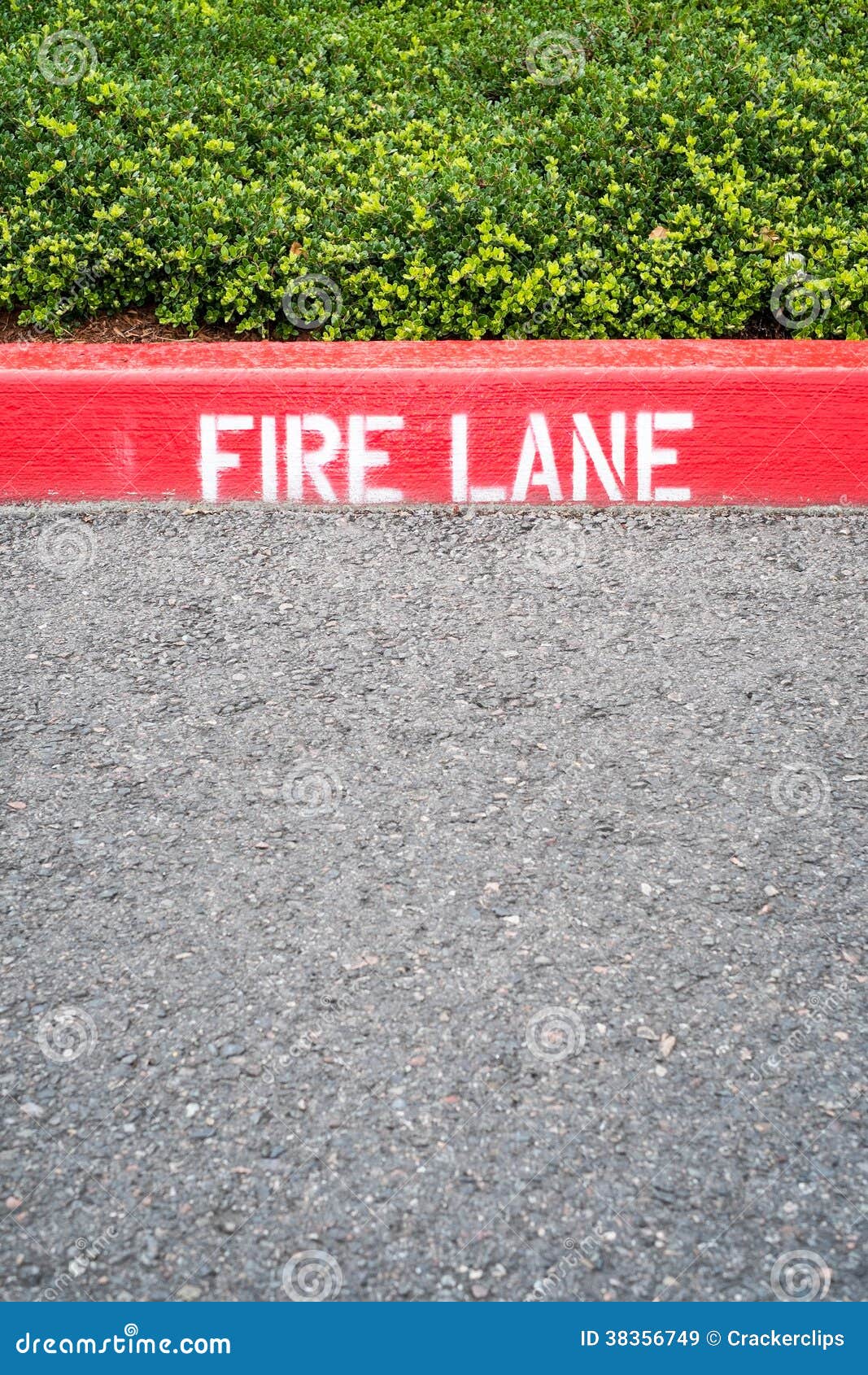 Fire Lane stock image. Image of transportation, enforcement - 38356749