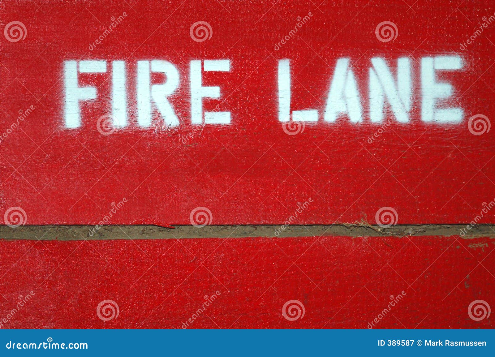 Fire Lane stock image. Image of texture, wood, lettering - 389587