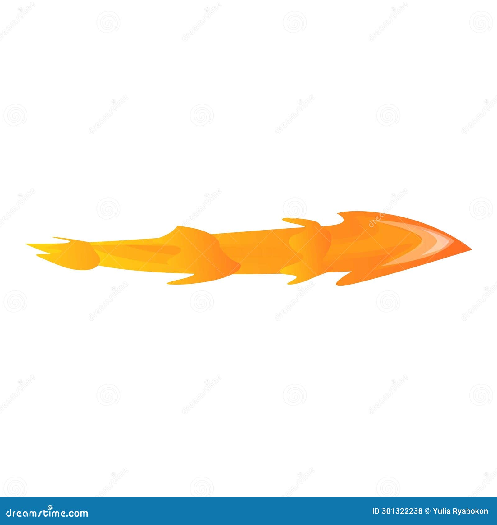 Fire Laser Beam Red Icon Cartoon Vector. Shot Bolt Effect Stock Vector ...