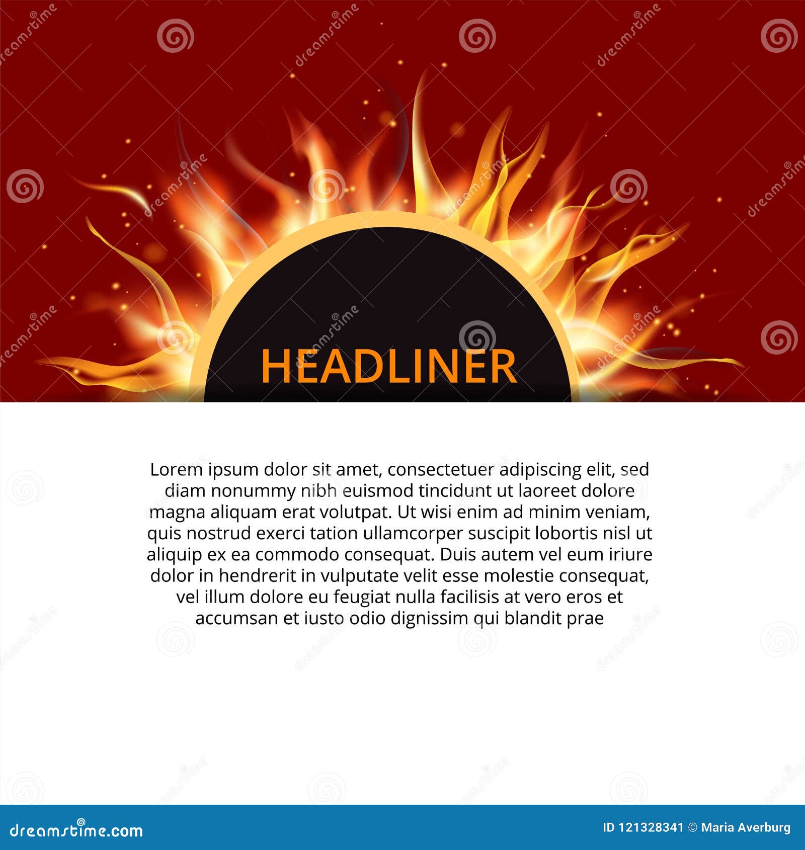 Fire Layout Paper Concept Easy Editable Stock Vector - Illustration of ...