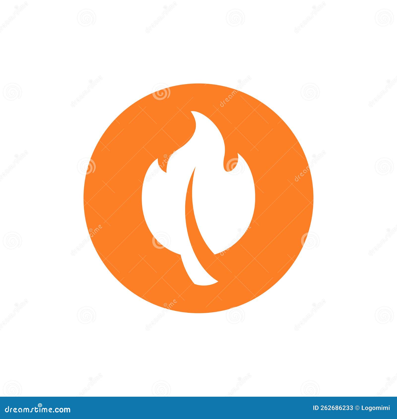 Fire Leaf Logo Icon Design, Flame with Leaf Logo Template Vector Stock ...