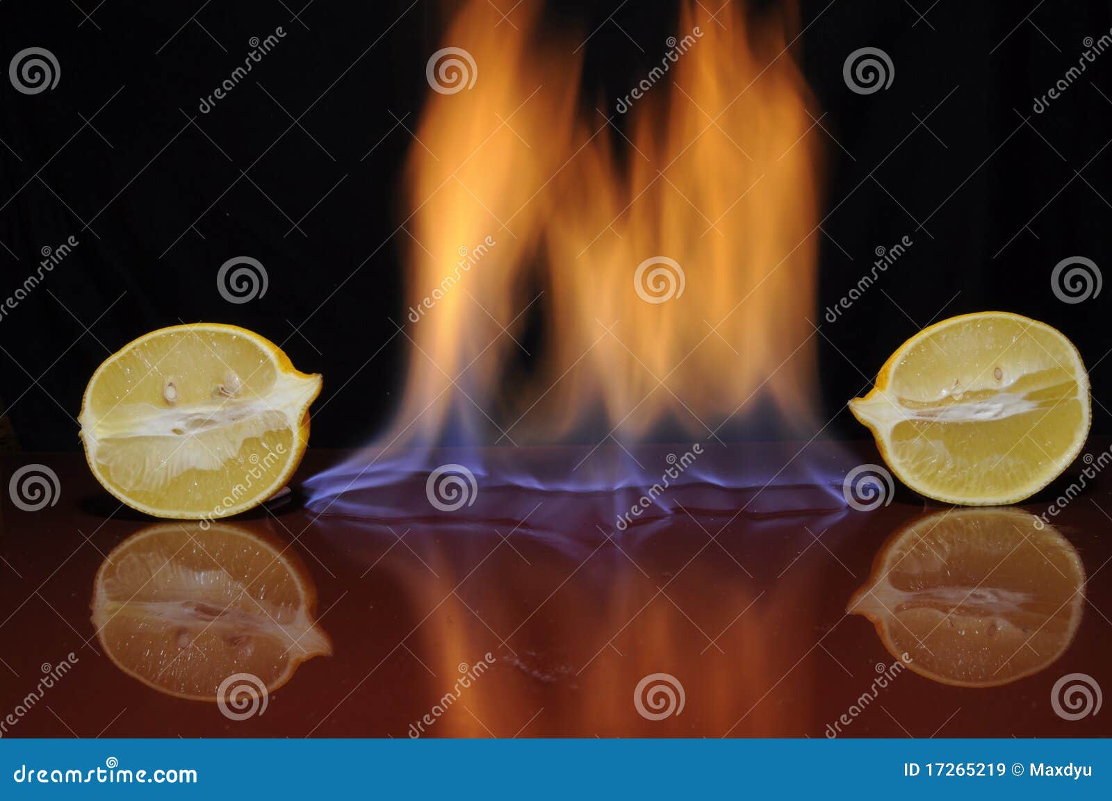 Fire lemon stock image. Image of lemon, awesome, fire - 17265219