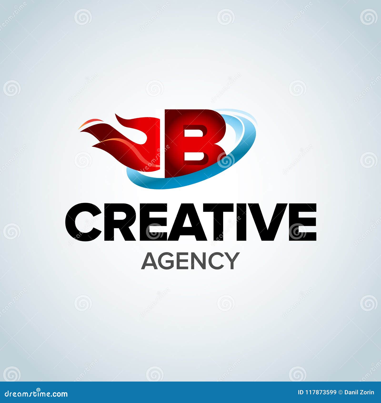 Fire Letter B Logo Template. Burning Flame Design Element Vector ...