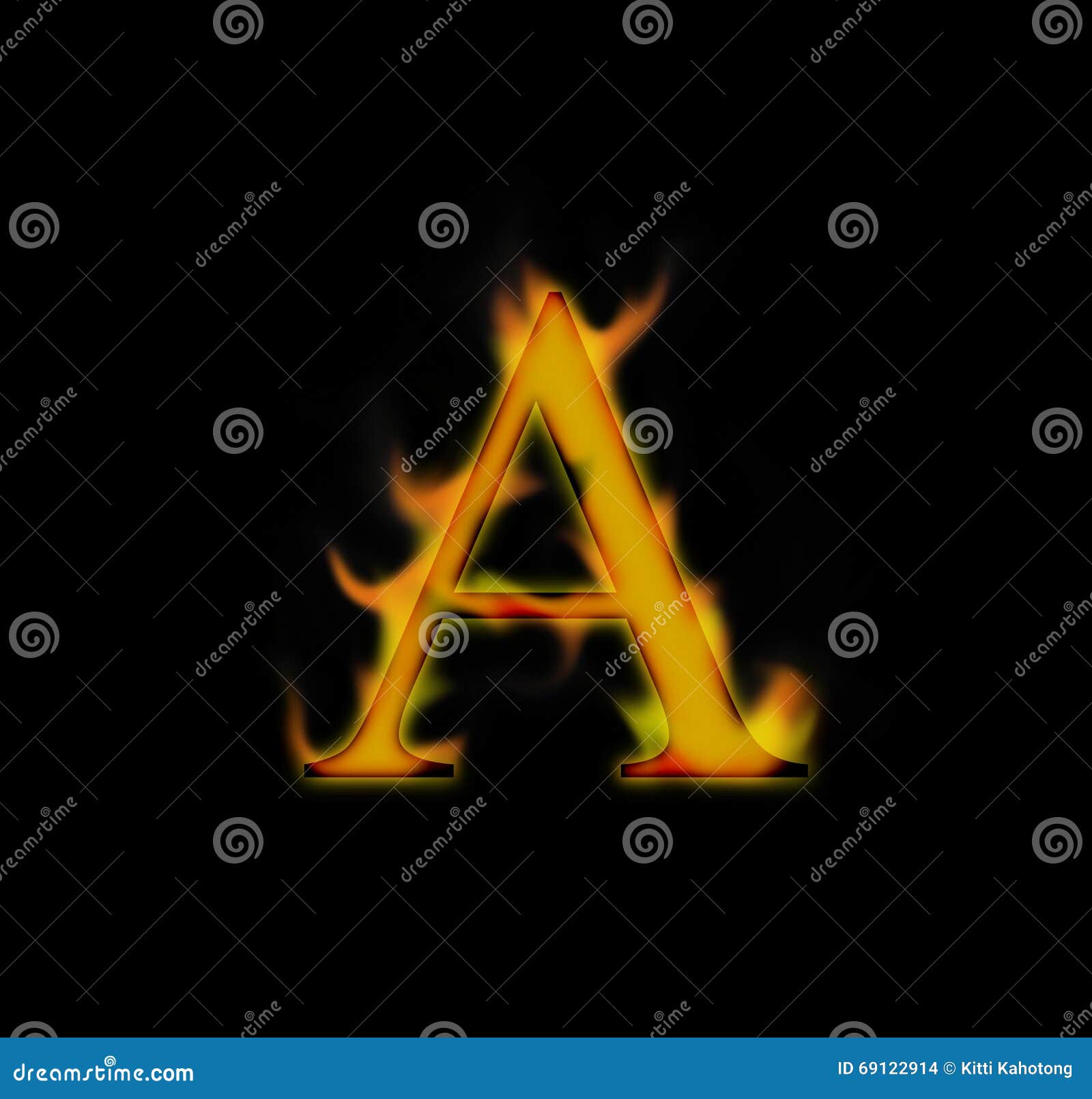 Fire letter stock illustration. Illustration of symbol - 69122914