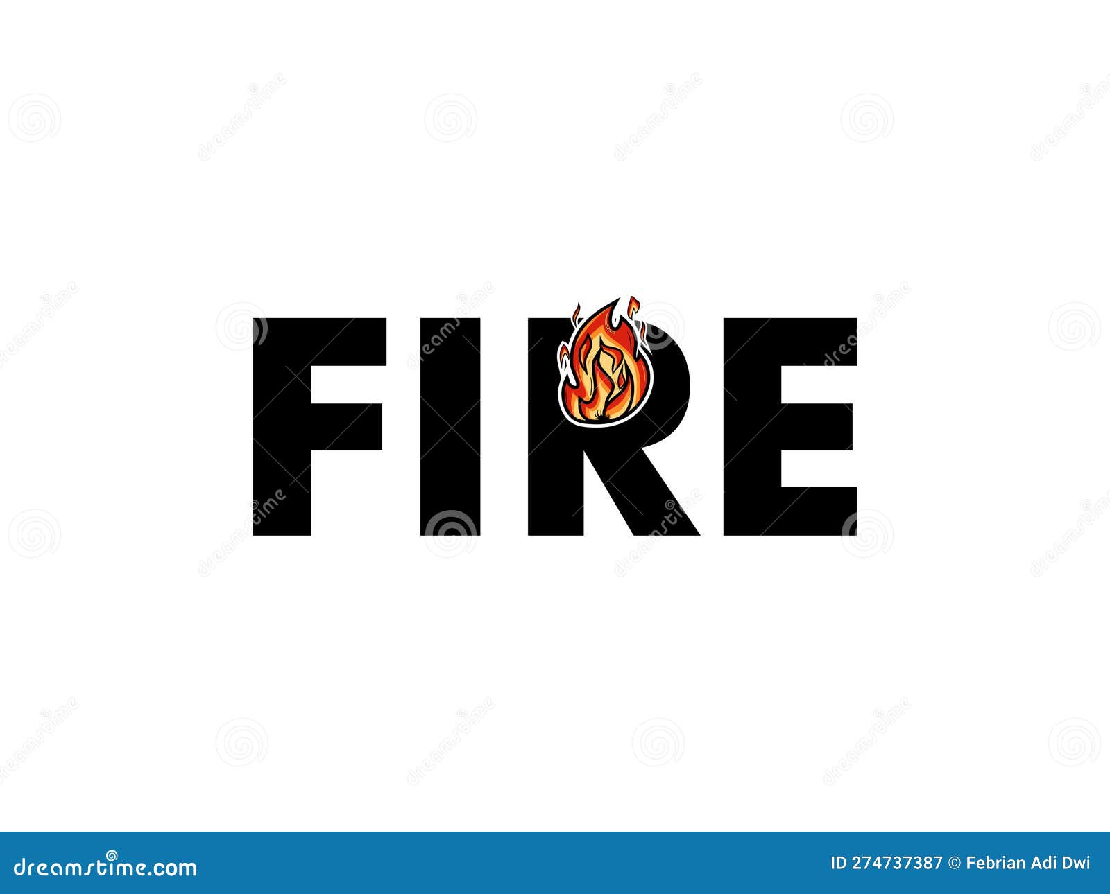 Fire Letter Logo Design Vector Template, FIRE Logo Stock Vector ...