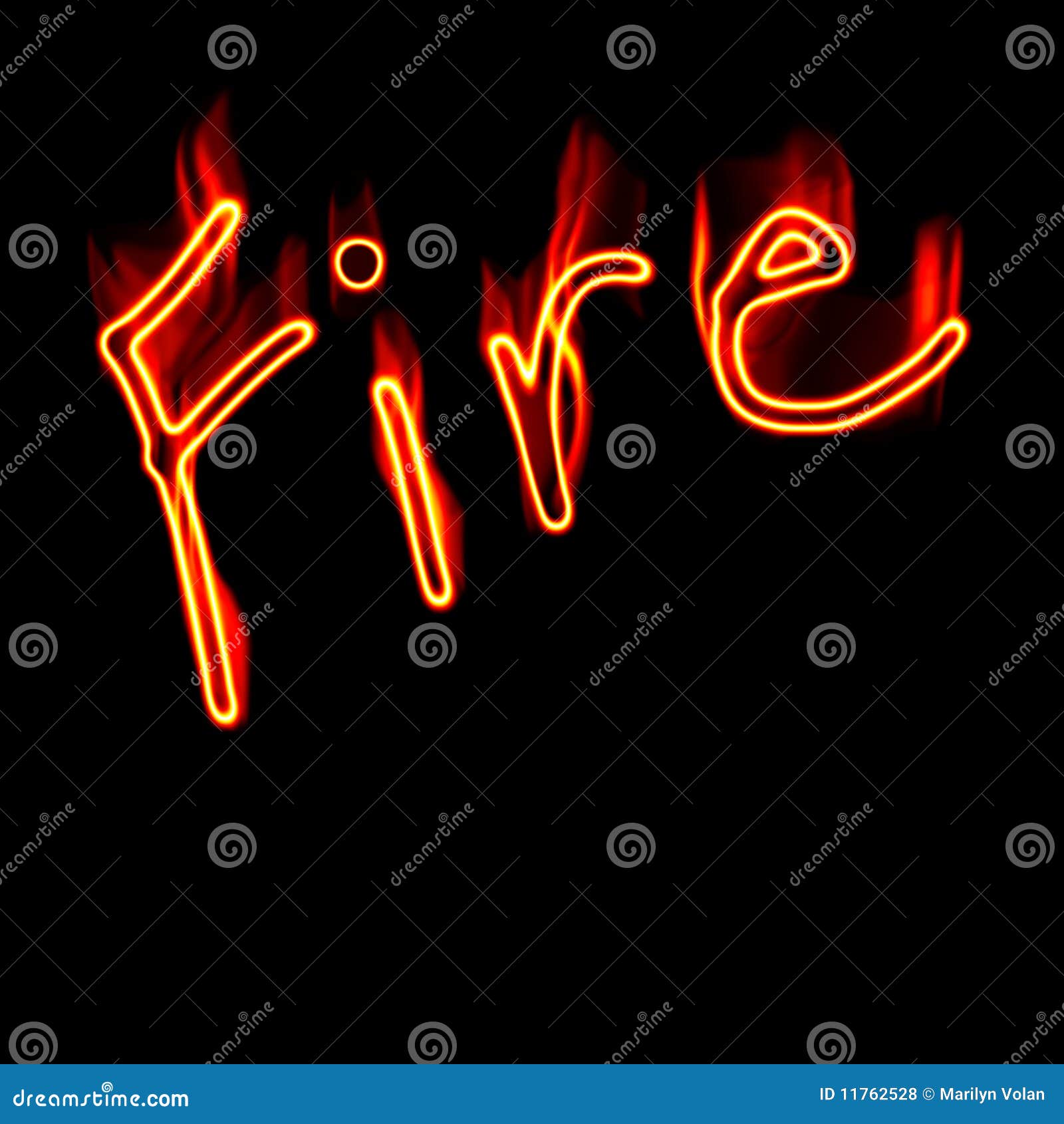 Fire Letters stock illustration. Illustration of copy - 11762528