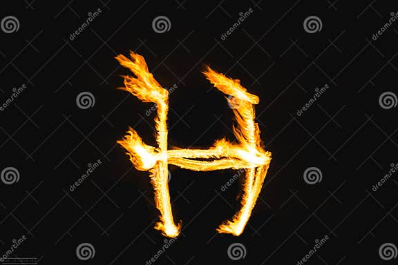 Fire letters stock image. Image of firedance, awesome - 92857447