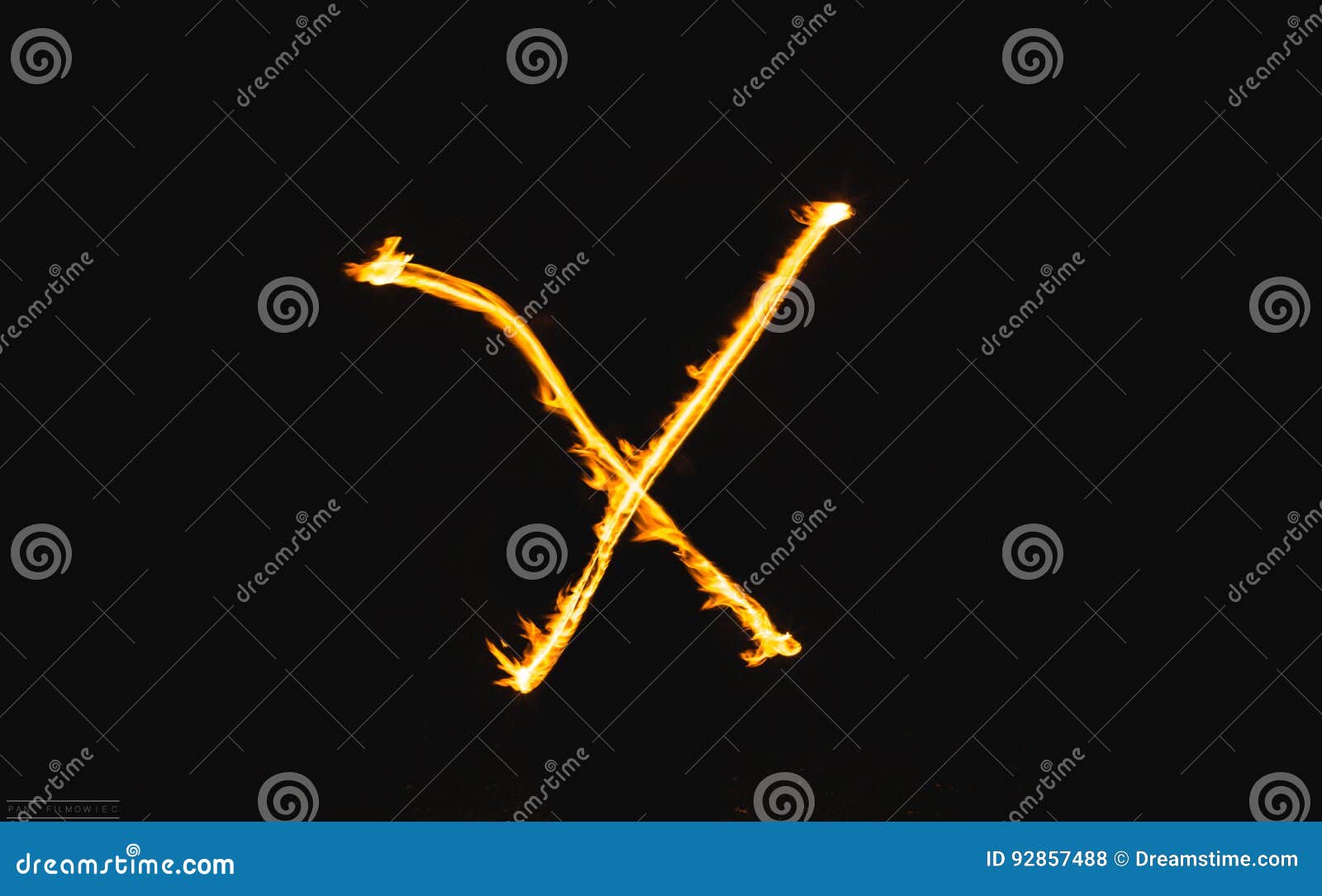 Fire letters stock photo. Image of firestick, firedancing - 92857488