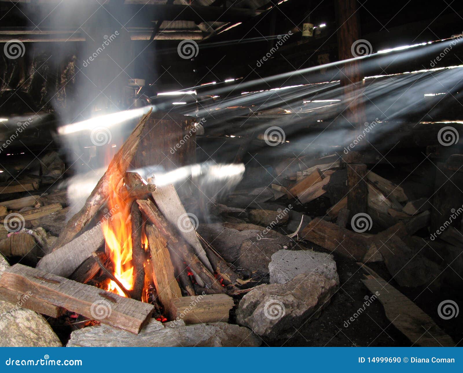 Fire and light rays stock photo. Image of country, smoke - 14999690