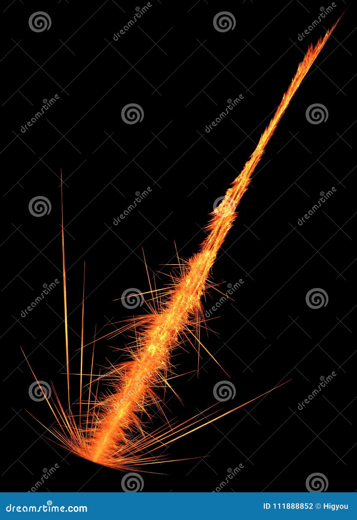 Fire Line Impact stock illustration. Illustration of shot - 111888852