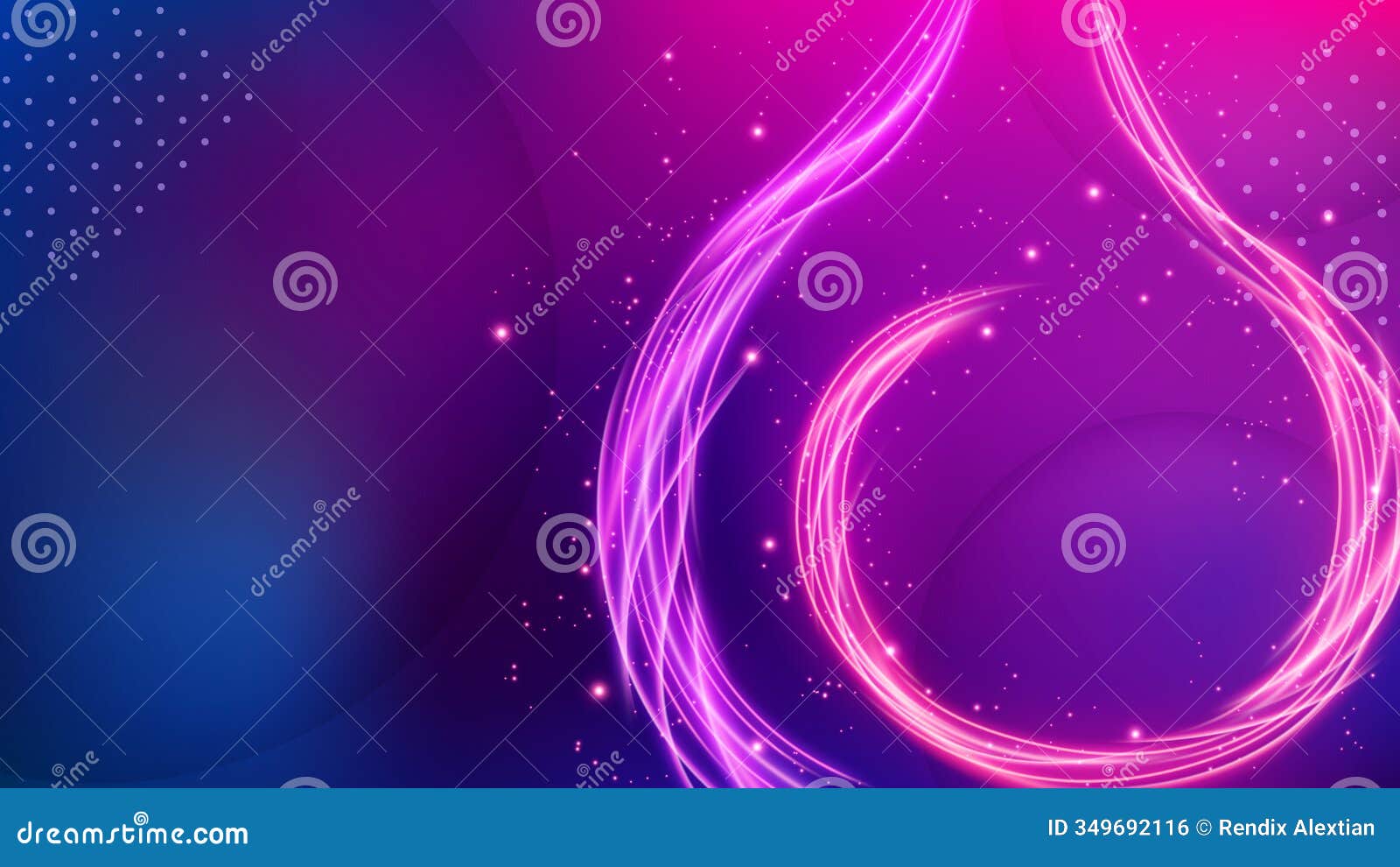 Fire Lines Background, Elegant Violet Line. Widescreen Vector ...