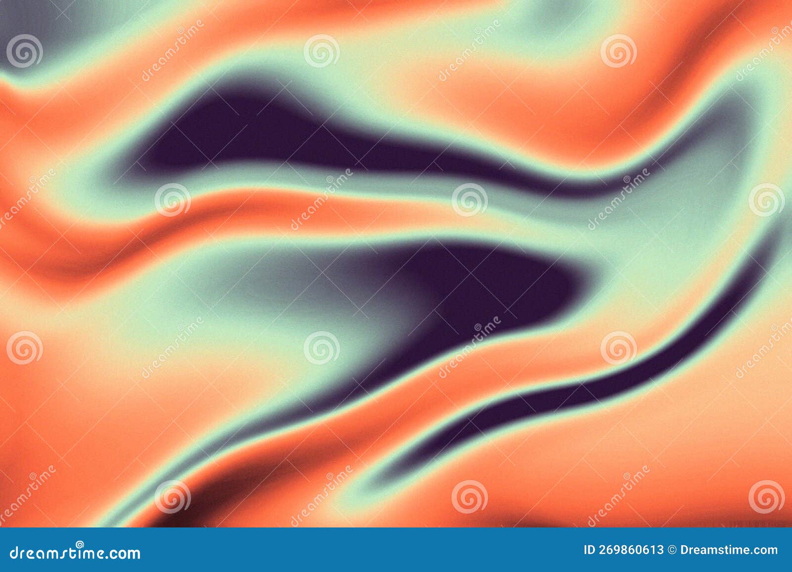 Fire Liquid Iridescent Background. Iridescent Chrome Wavy Gradient ...