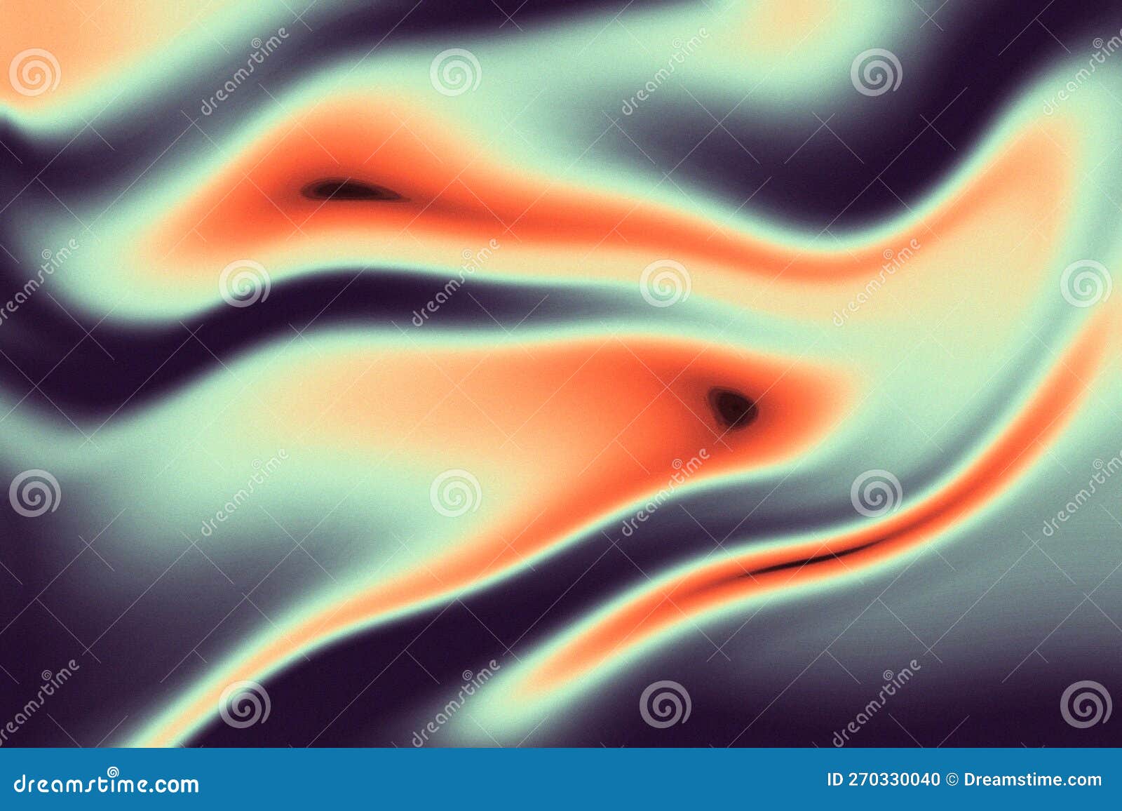 Fire Liquid Iridescent Background. Iridescent Chrome Wavy Gradient ...