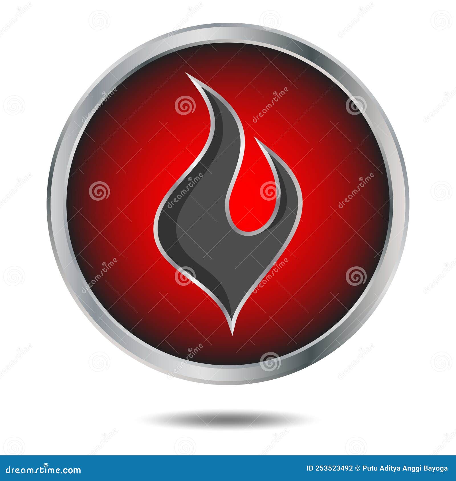 Simple Fire-bellied Toad Clip Art With White Margins Stock Photography ...