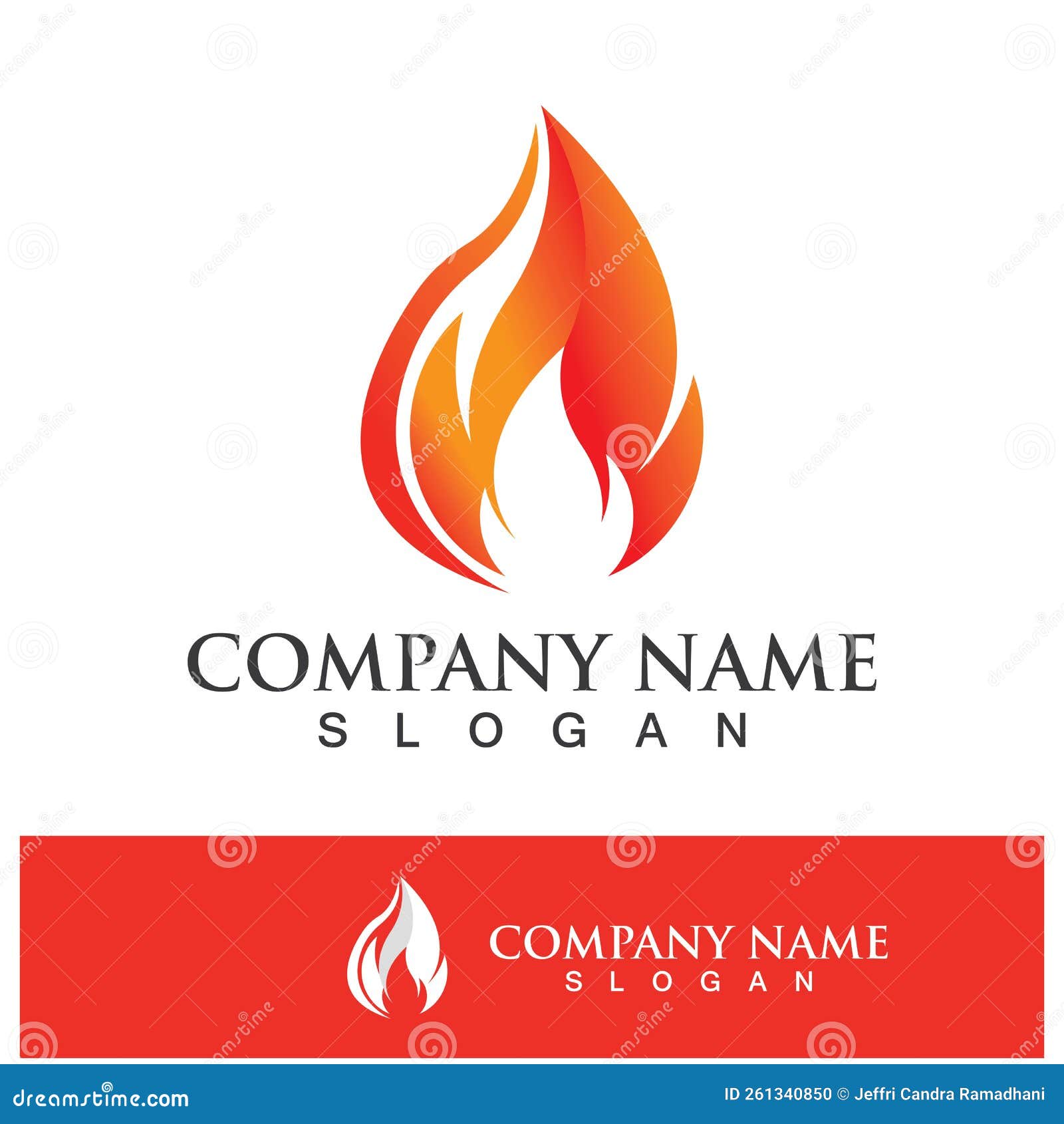 Fire Logo Design Illustration and Fire Symbol Stock Vector ...
