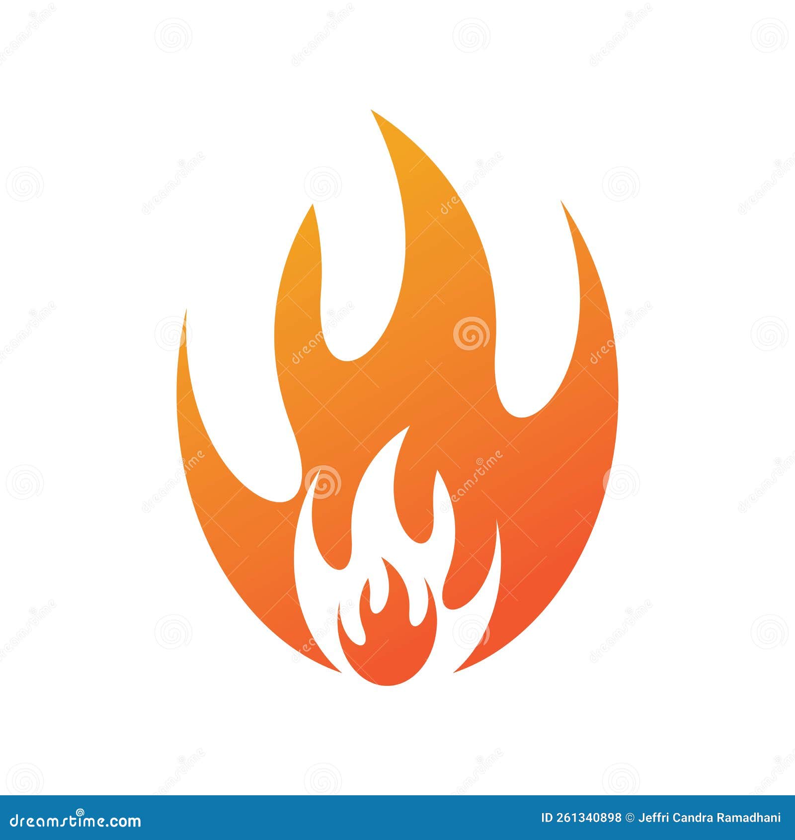 Fire Logo Design Illustration and Fire Symbol Stock Vector ...