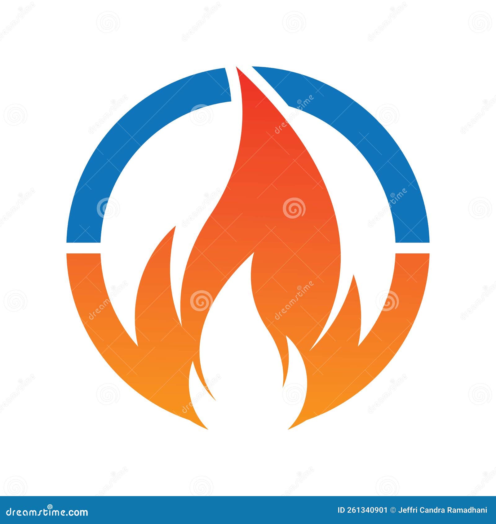 Fire Logo Design Illustration and Fire Symbol Stock Vector ...