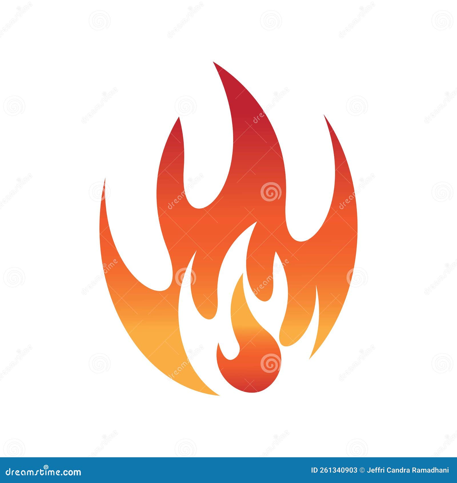 Fire Logo Design Illustration and Fire Symbol Stock Vector ...