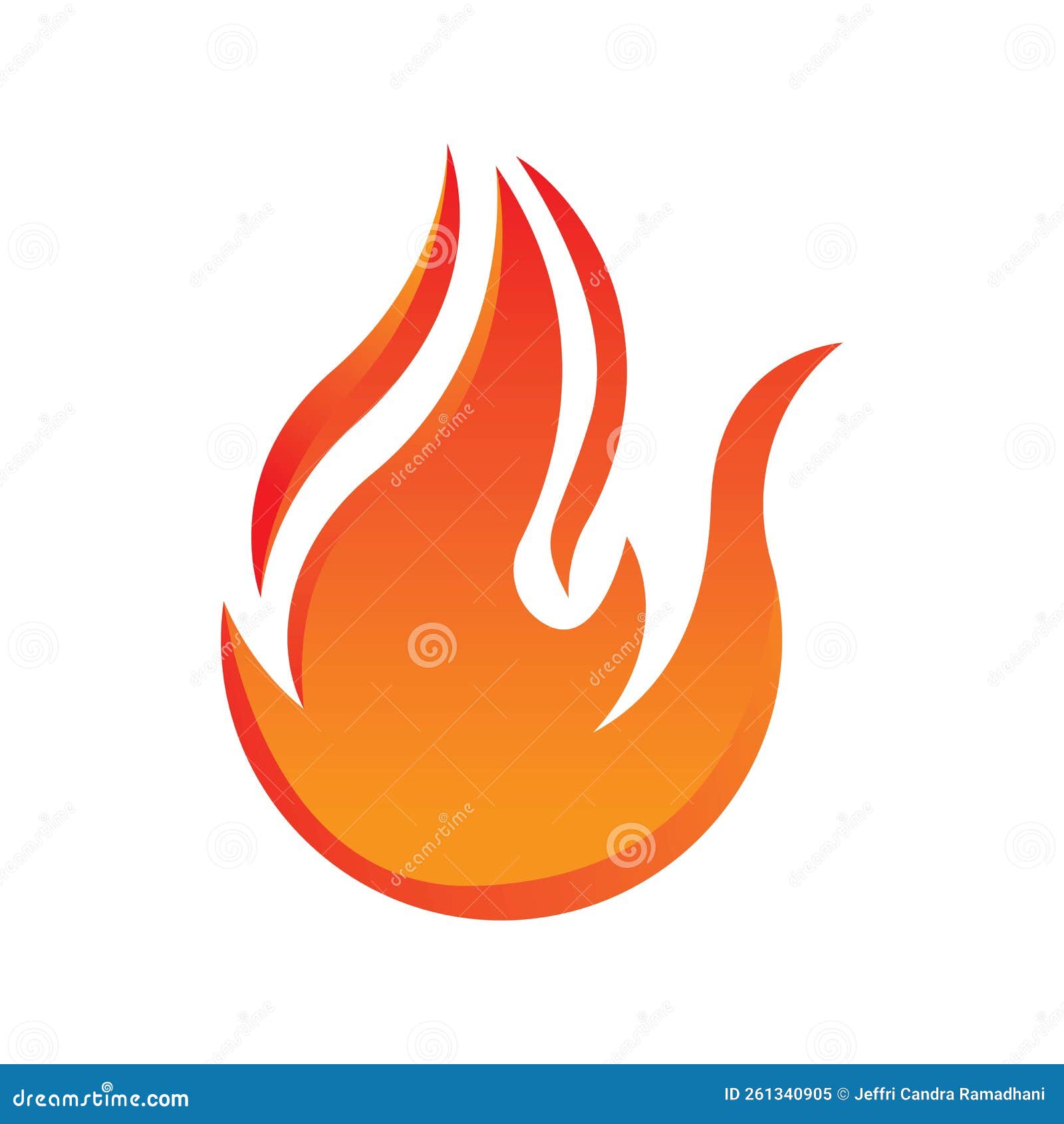Fire Logo Design Illustration and Fire Symbol Stock Vector ...
