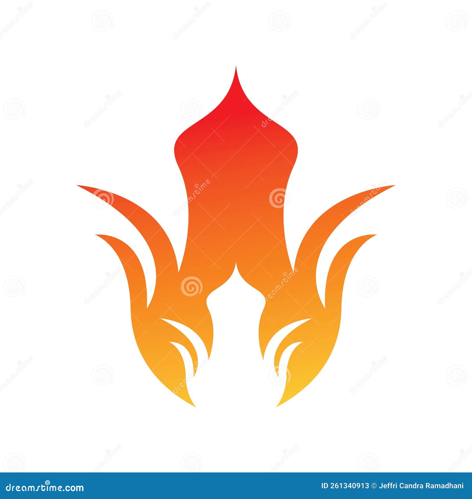 Fire Logo Design Illustration and Fire Symbol Stock Vector ...