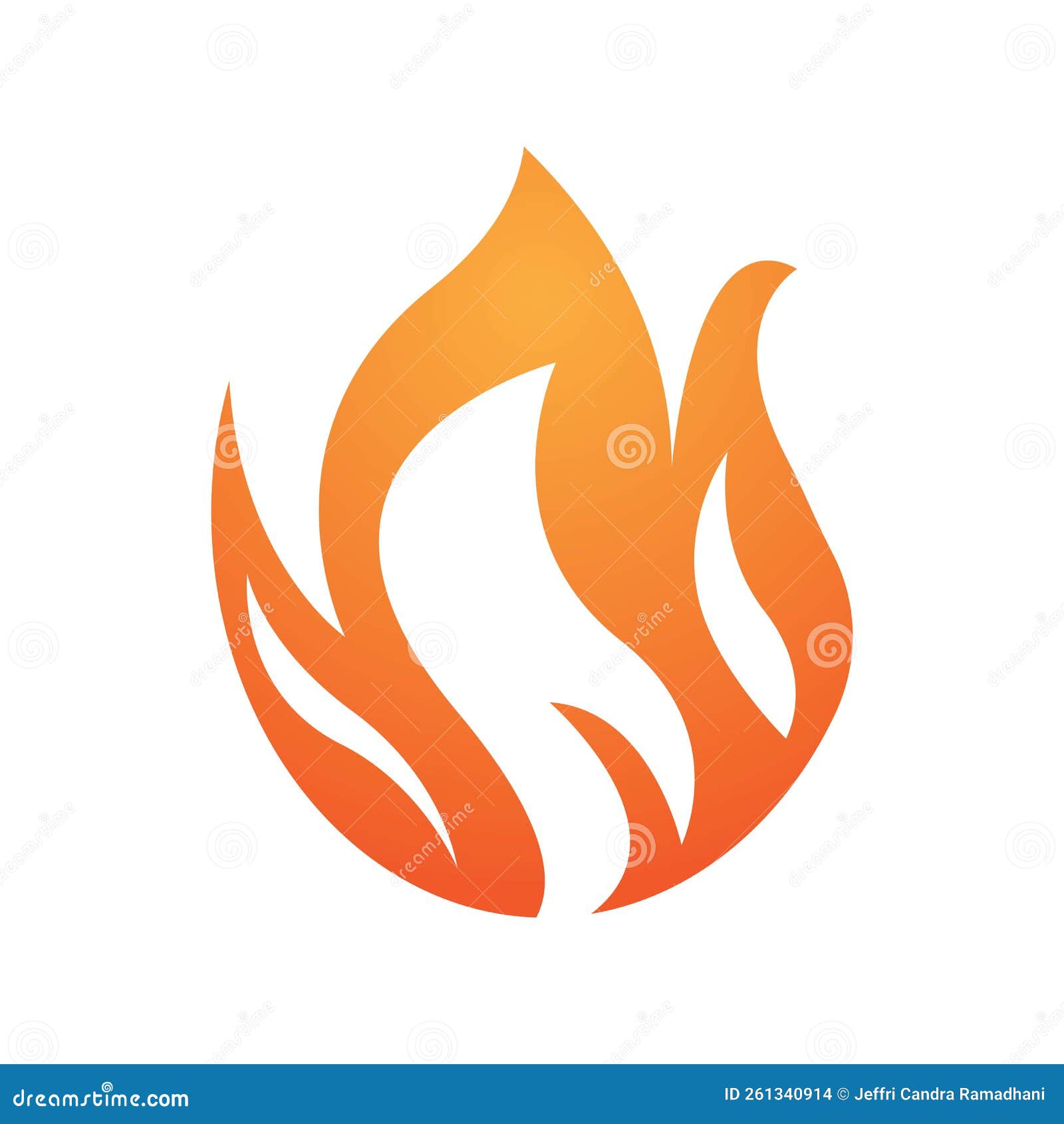 Fire Logo Design Illustration and Fire Symbol Stock Vector ...