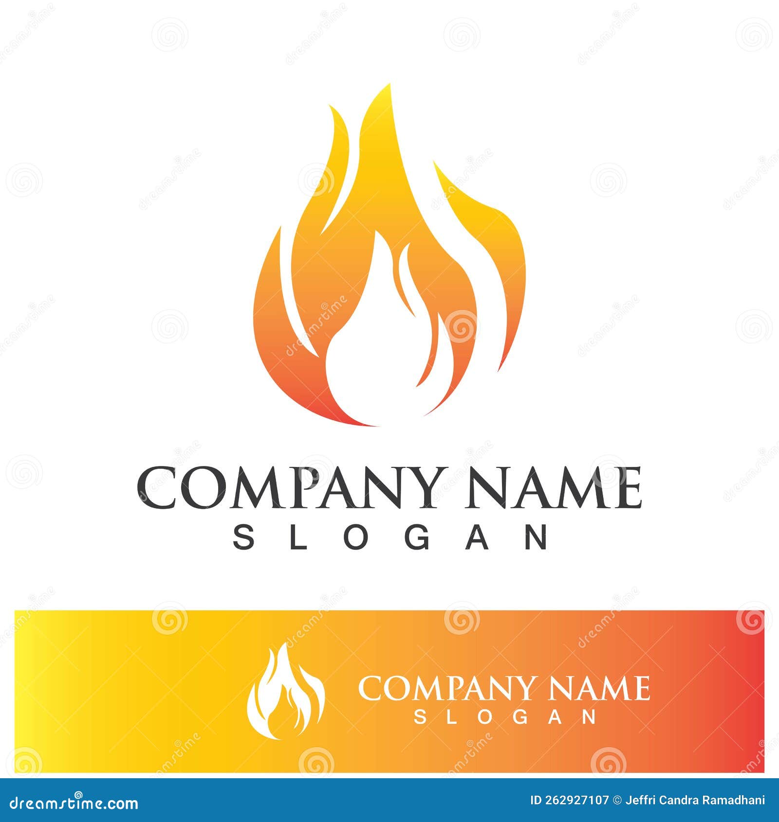 Fire Logo Design Illustration and Fire Symbol Stock Vector ...