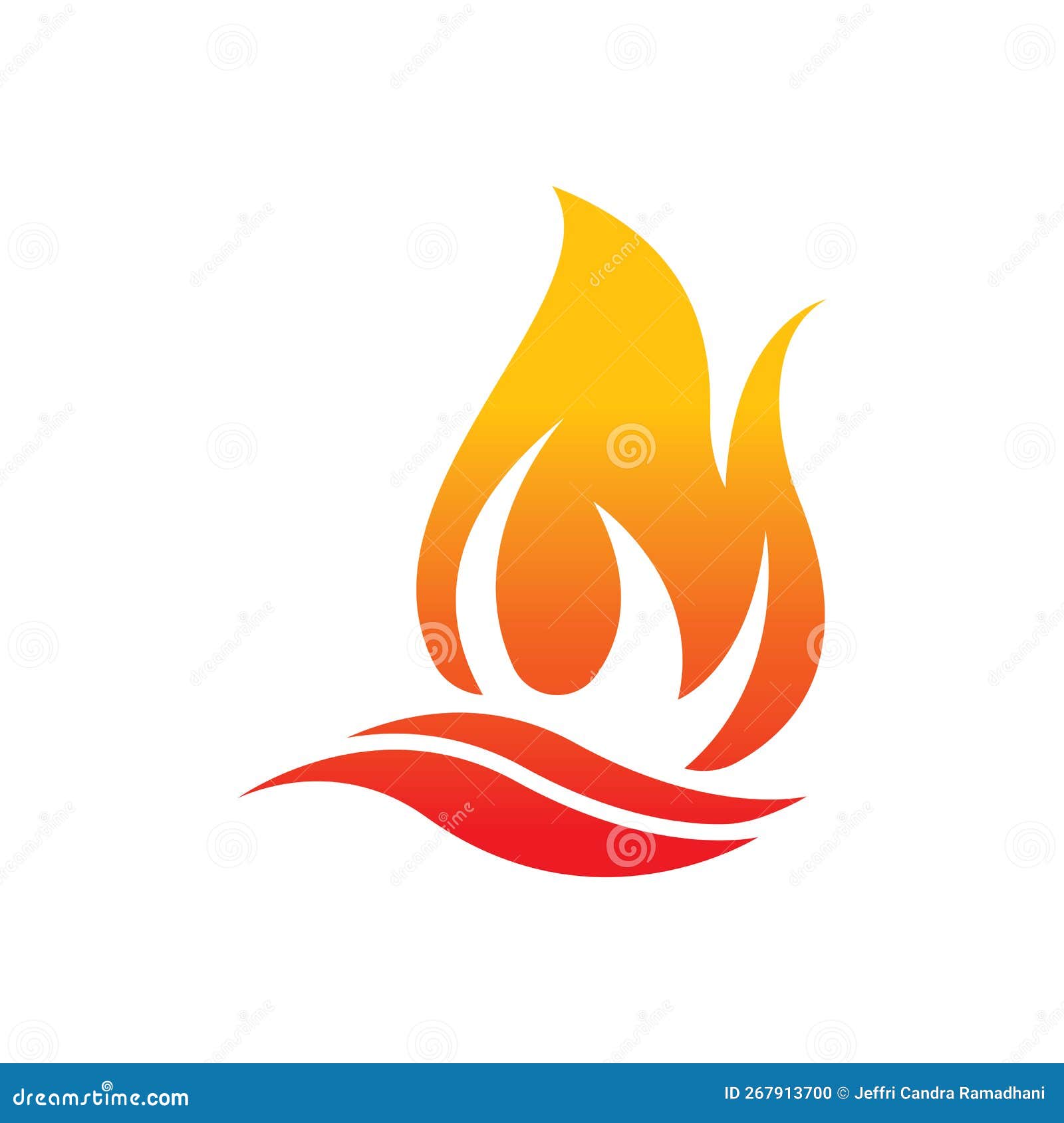 Fire Logo Design Illustration and Fire Symbol Stock Vector ...