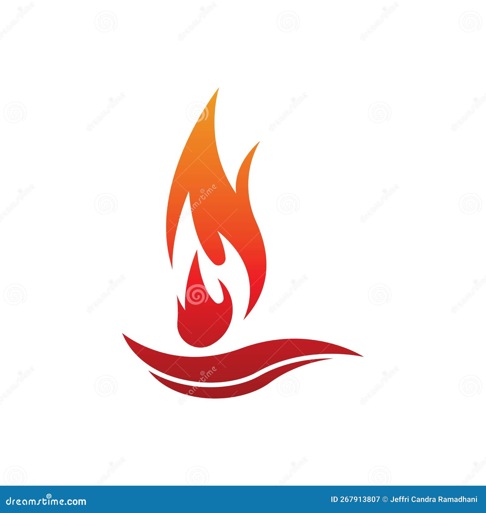 Fire Logo Design Illustration and Fire Symbol Stock Vector ...