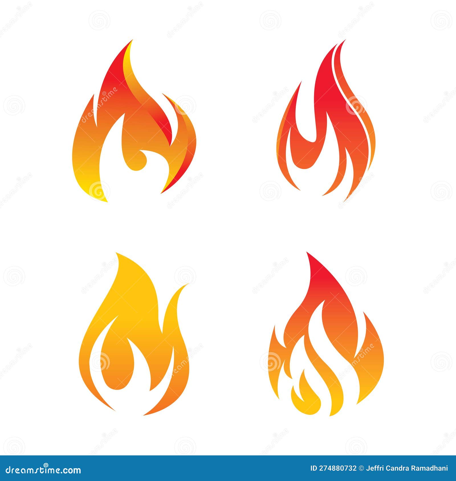 Fire Logo Design Illustration and Fire Symbol Stock Vector ...