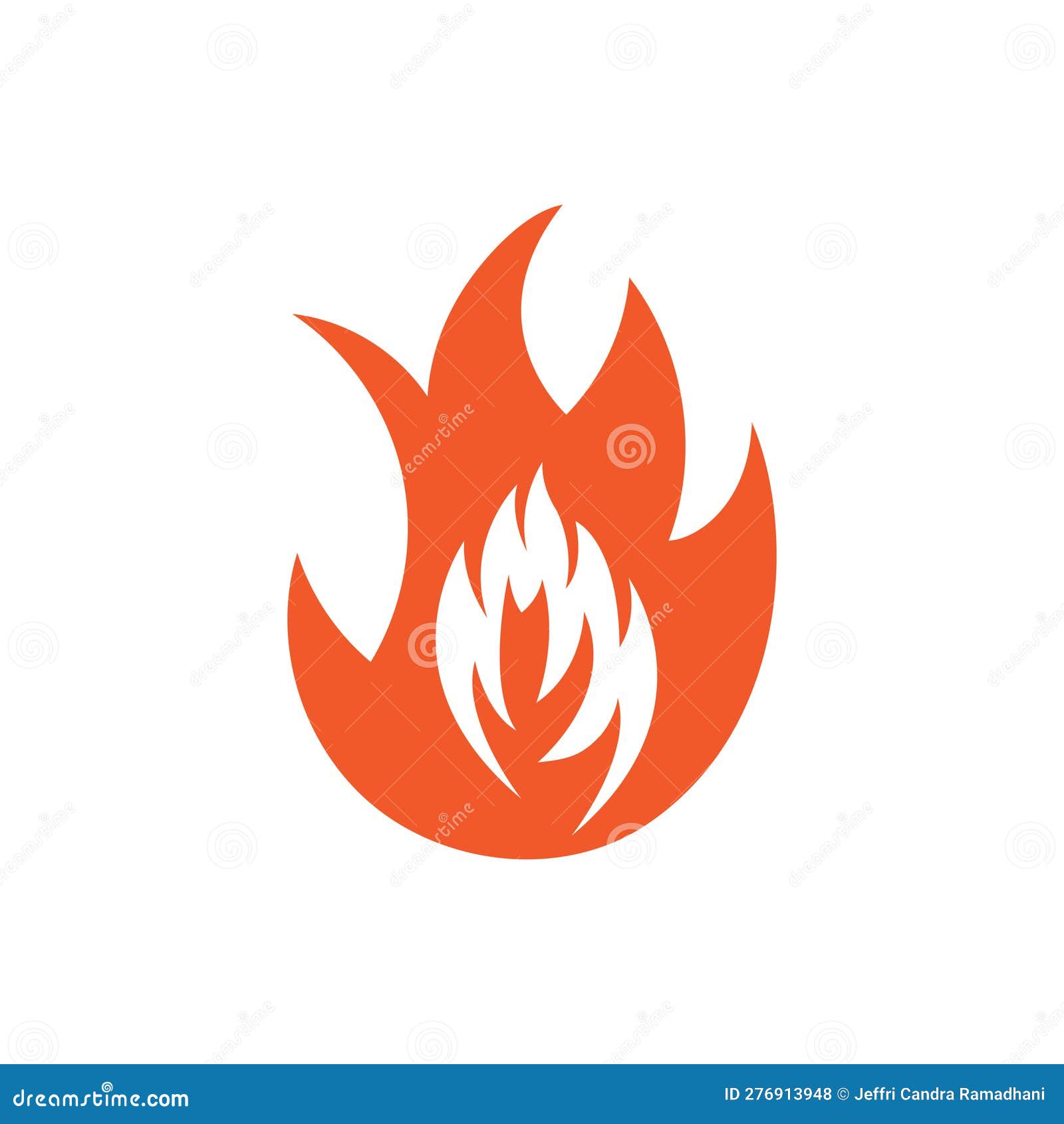 Fire Logo Design Illustration and Fire Symbol Stock Vector ...