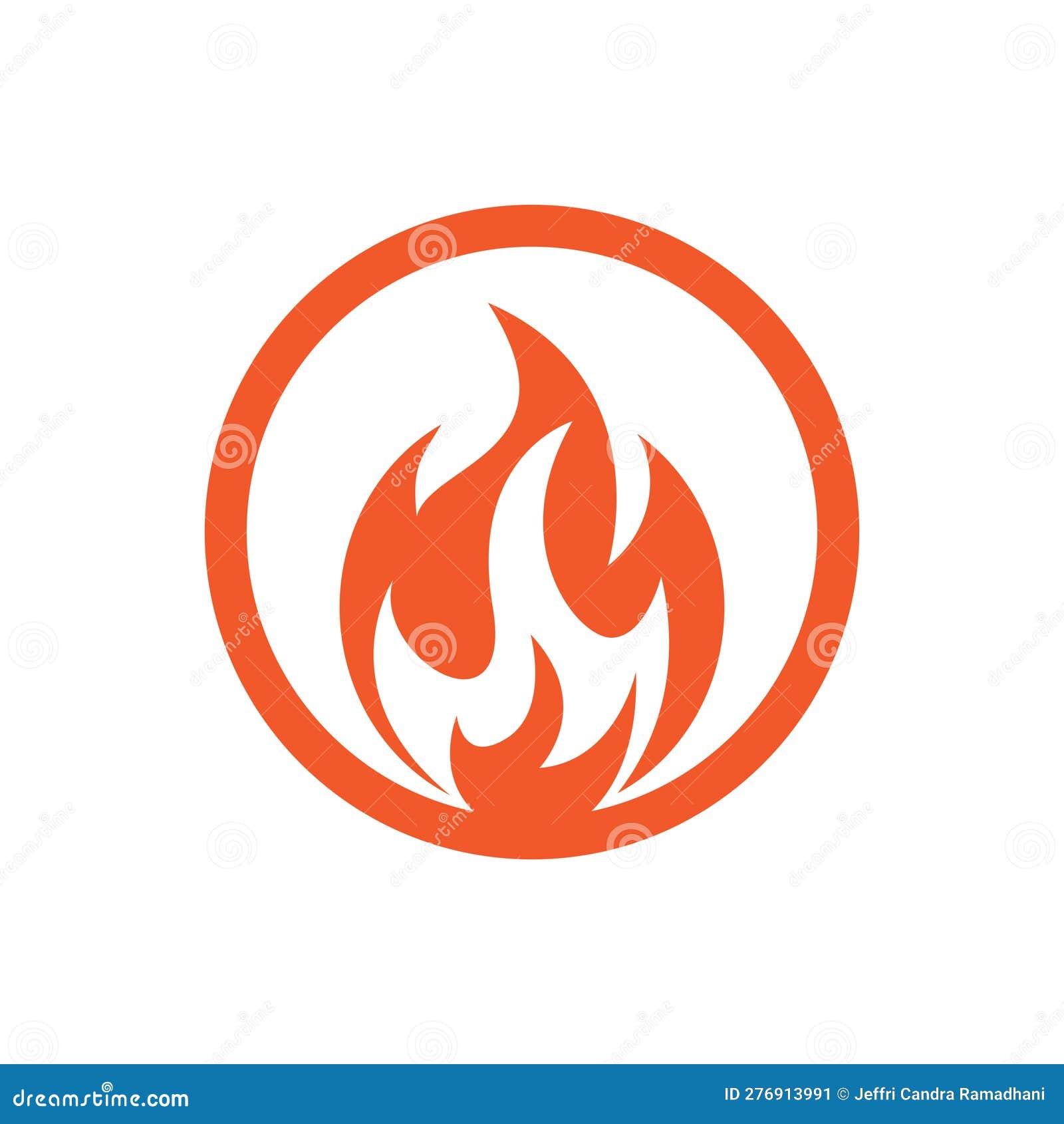 Fire Logo Design Illustration and Fire Symbol Stock Vector ...