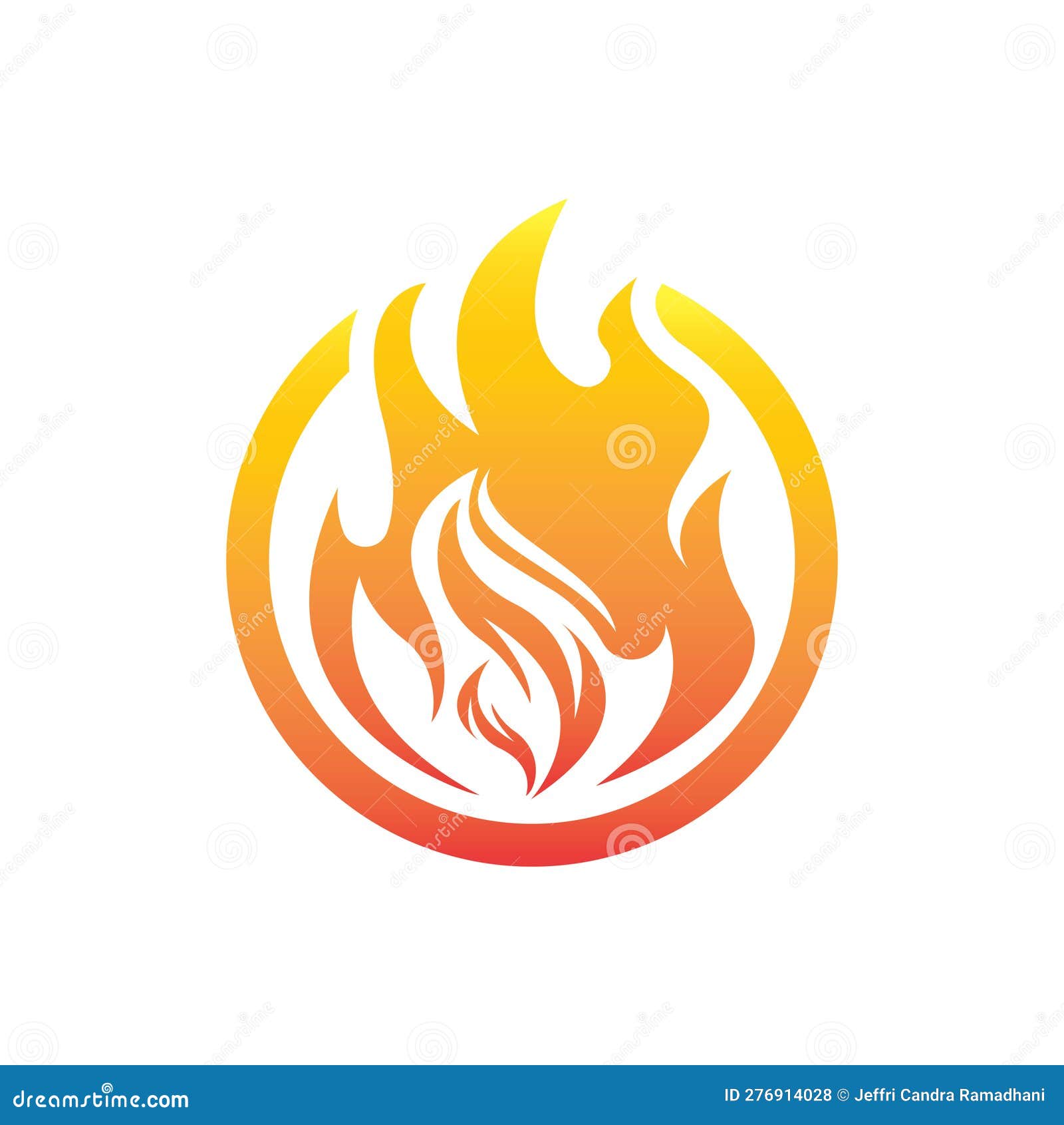 Fire Logo Design Illustration and Fire Symbol Stock Vector ...