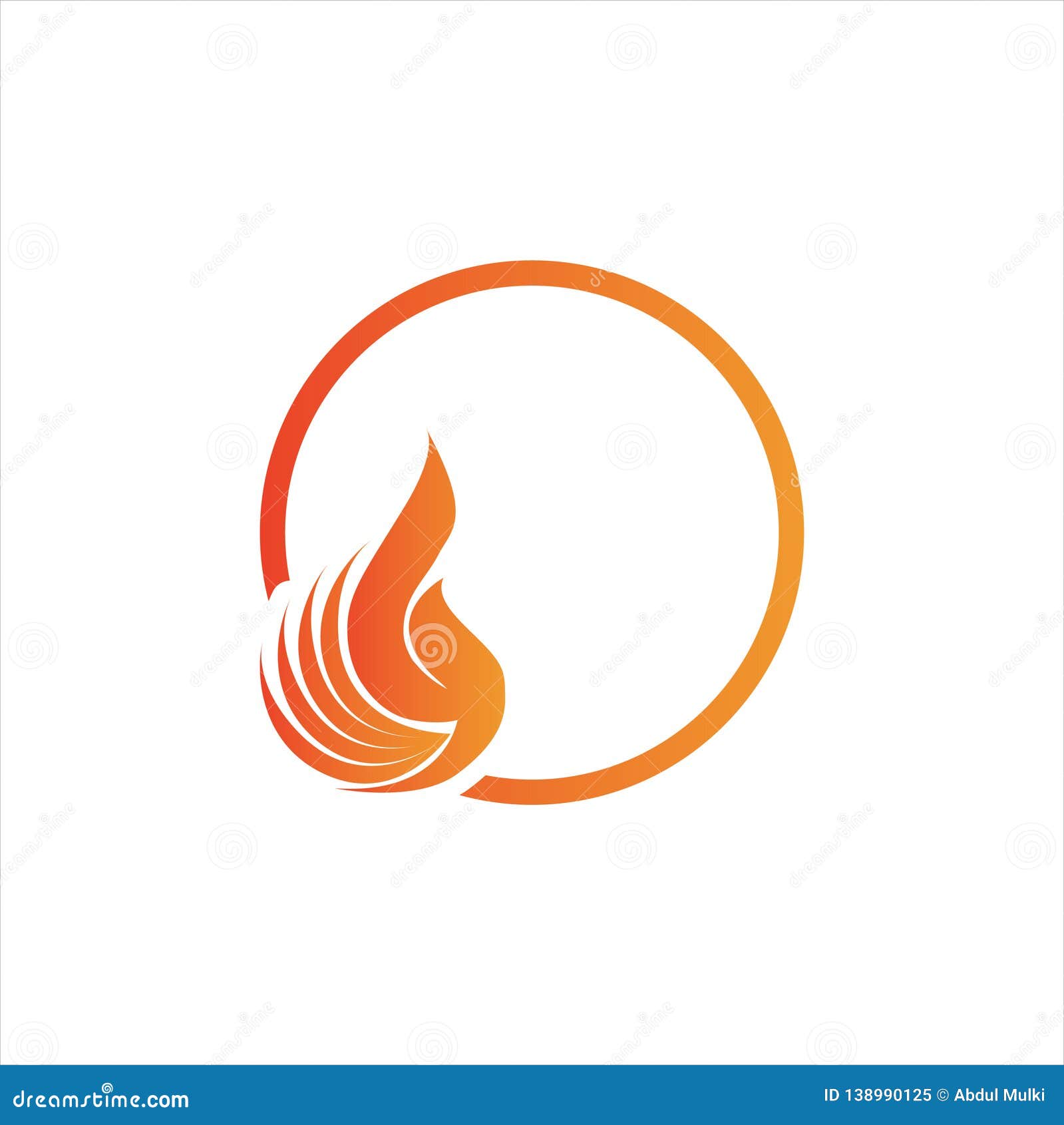 Fire Logo Design stock vector. Illustration of bonfire - 138990125