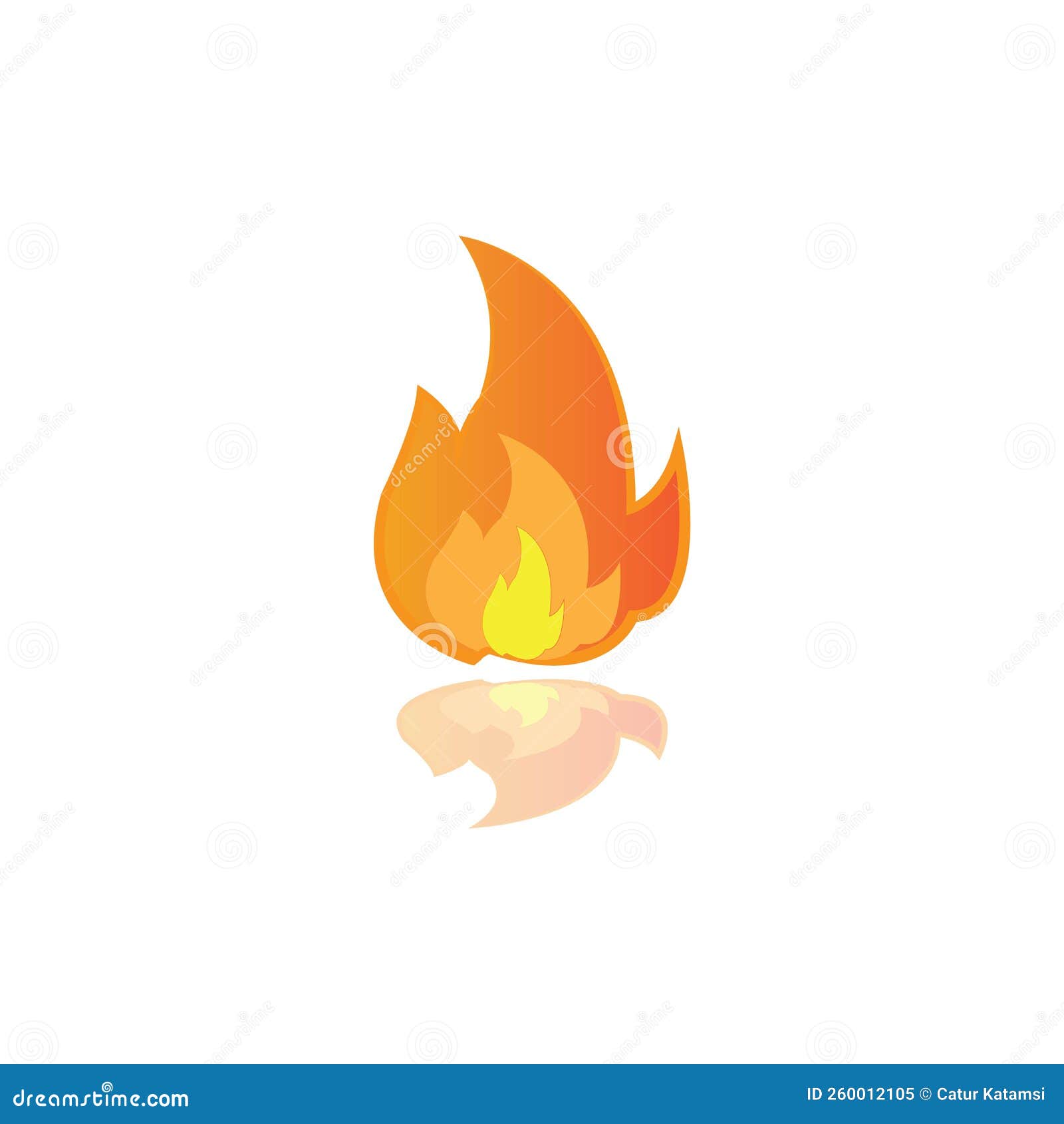 Fire logo icon vector stock illustration. Illustration of vector ...