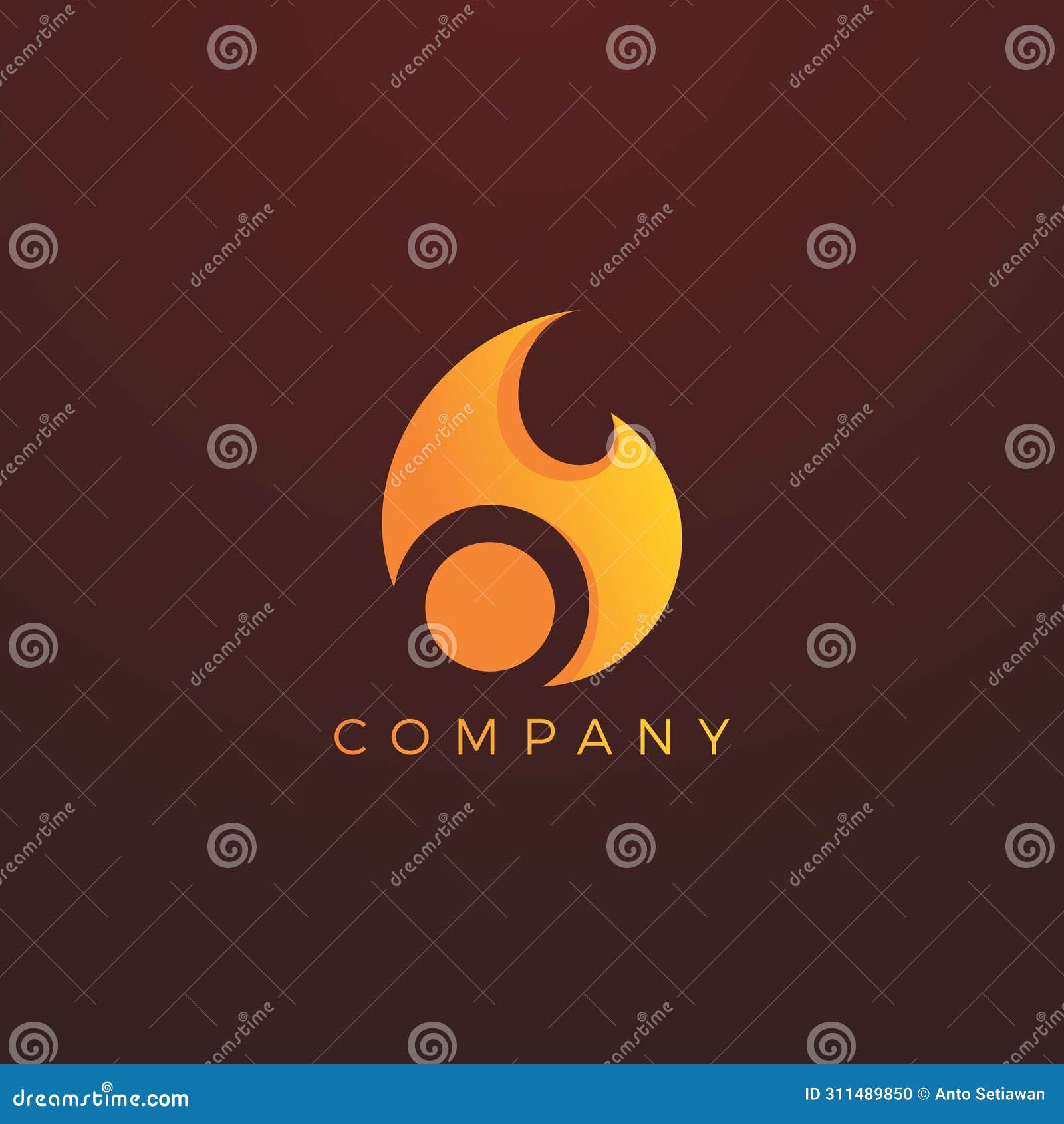 Fire Logo Simple stock illustration. Illustration of flammable - 311489850