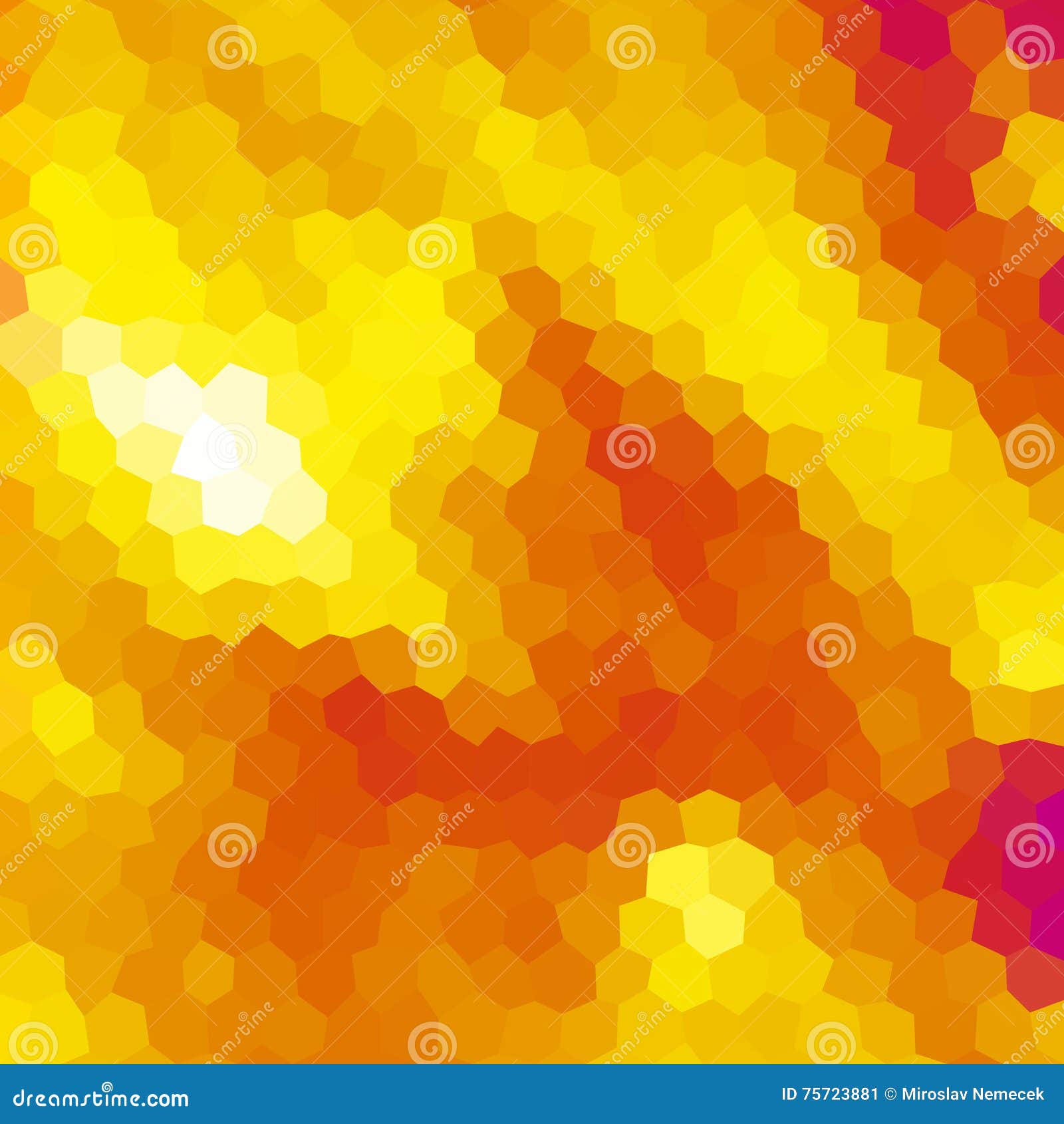 Fire Low Poly Hexagon Style Vector Mosaic Stock Vector - Illustration ...