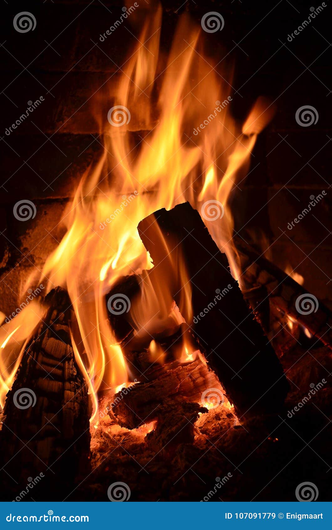 Fire is the Main Phase of the Combustio Stock Image - Image of bright ...