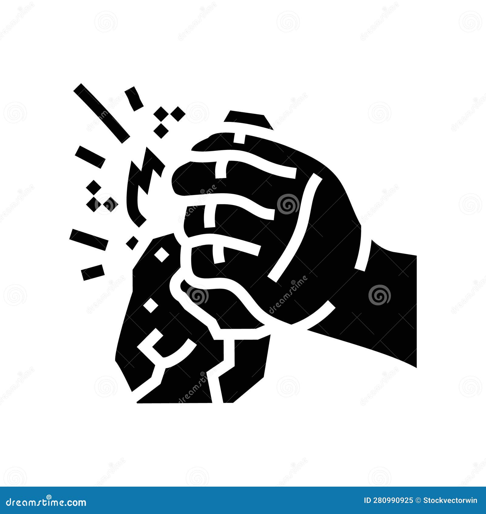 Fire Making Human Evolution Glyph Icon Vector Illustration Stock Vector ...