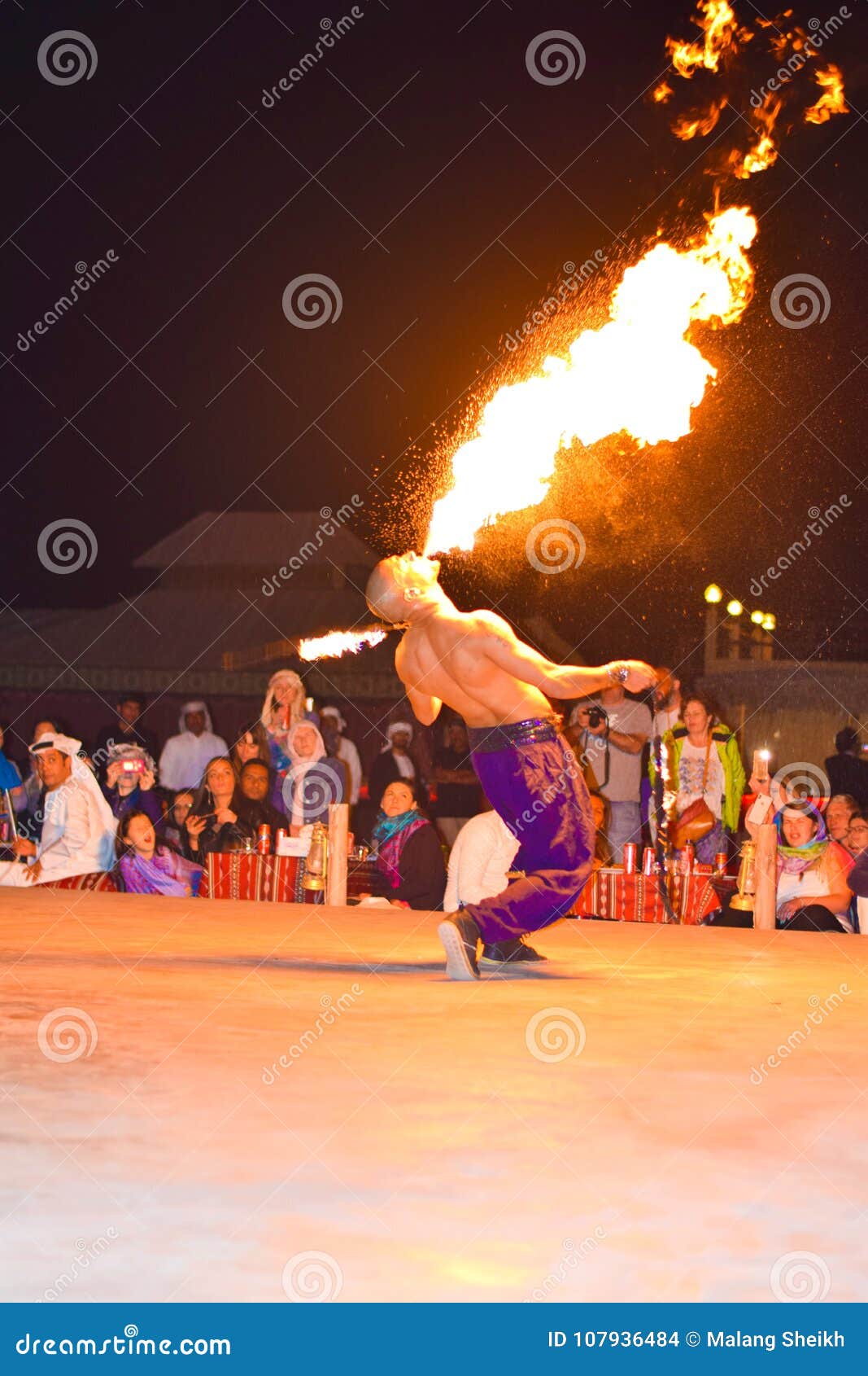 Fire man editorial stock image. Image of playing, show - 107936484