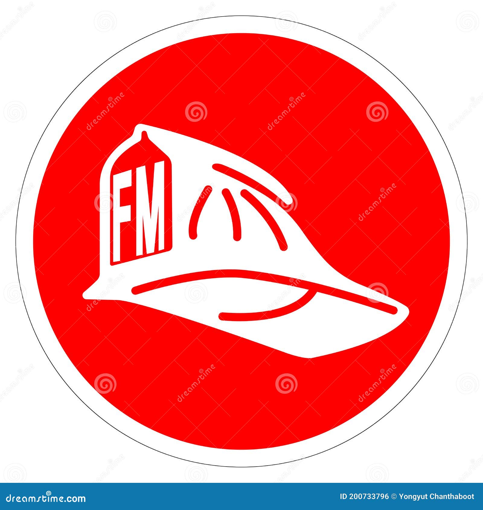 Fire Marshal Symbol Sign ,Vector Illustration, Isolate on White ...