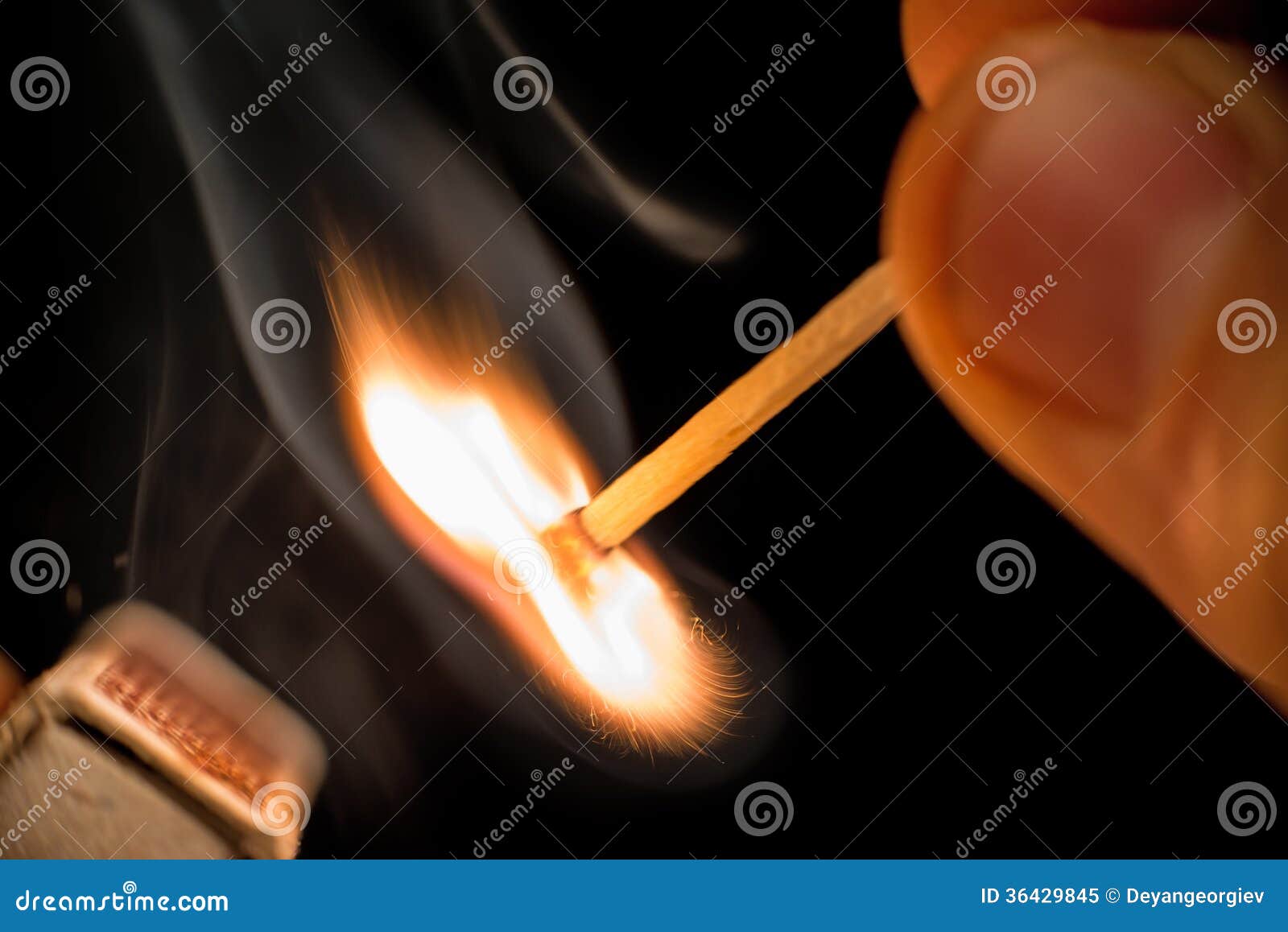 Fire from match stock image. Image of flaming, head, ignition - 36429845